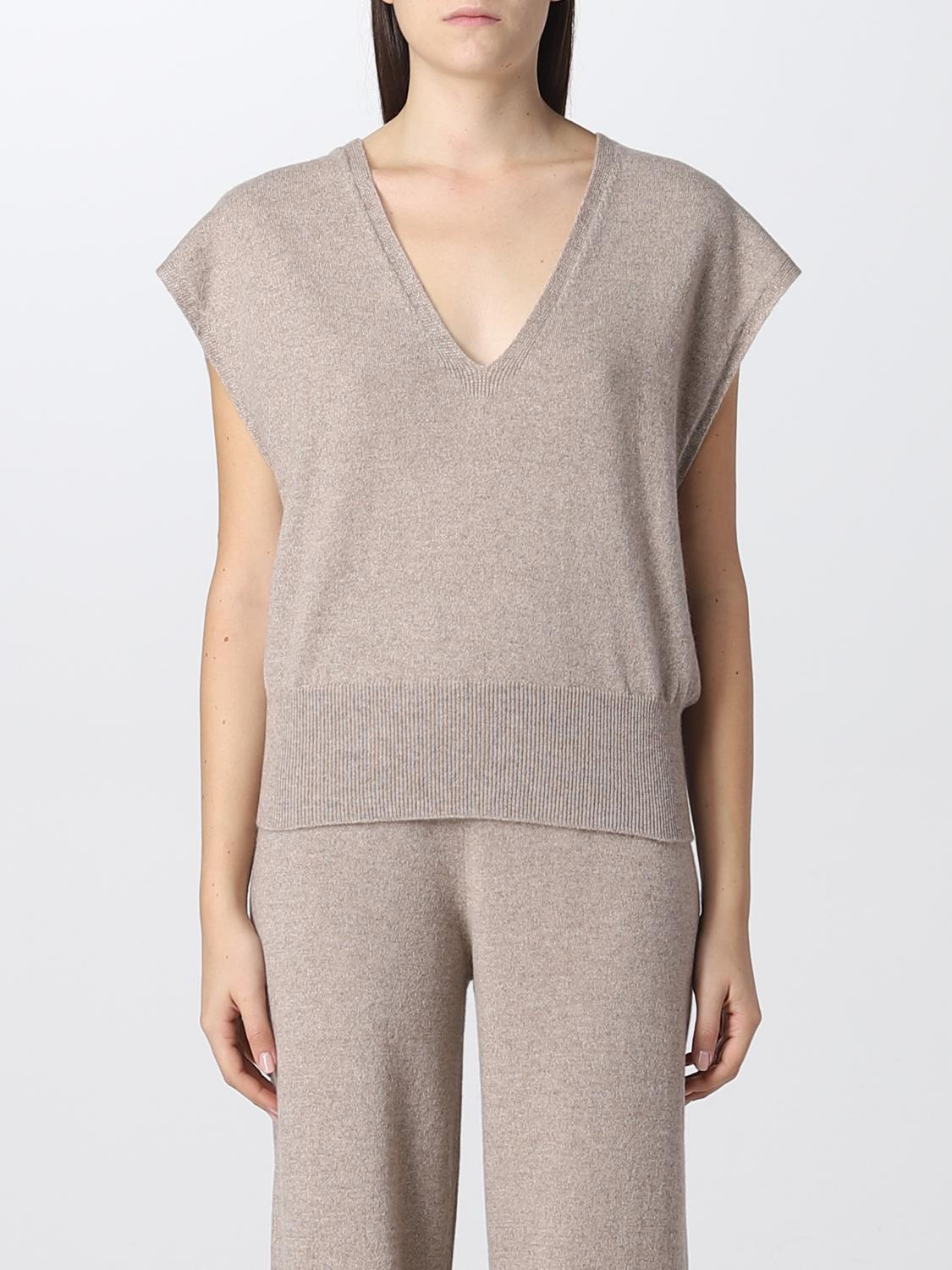 MALO: Sweater women - Walnut | Malo sweater DXA189F1C16 online at ...