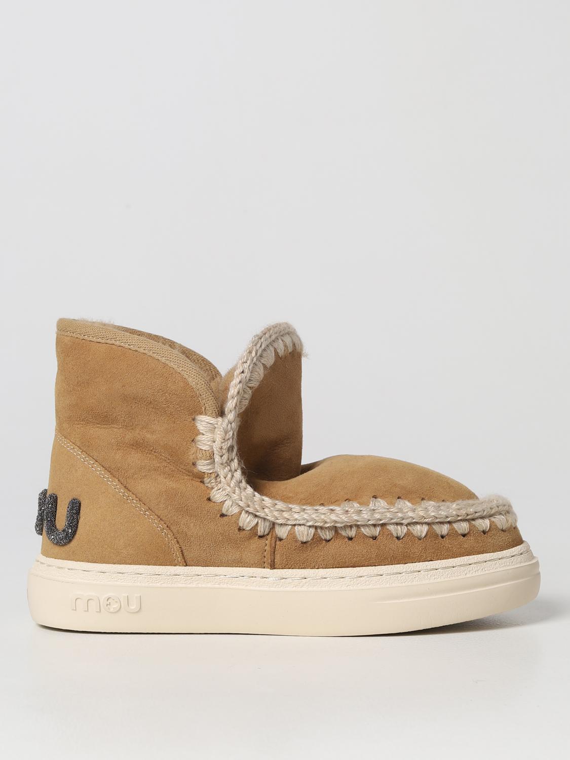 MOU: Boots women - Tobacco | Mou sneakers FW111000A online at GIGLIO.COM