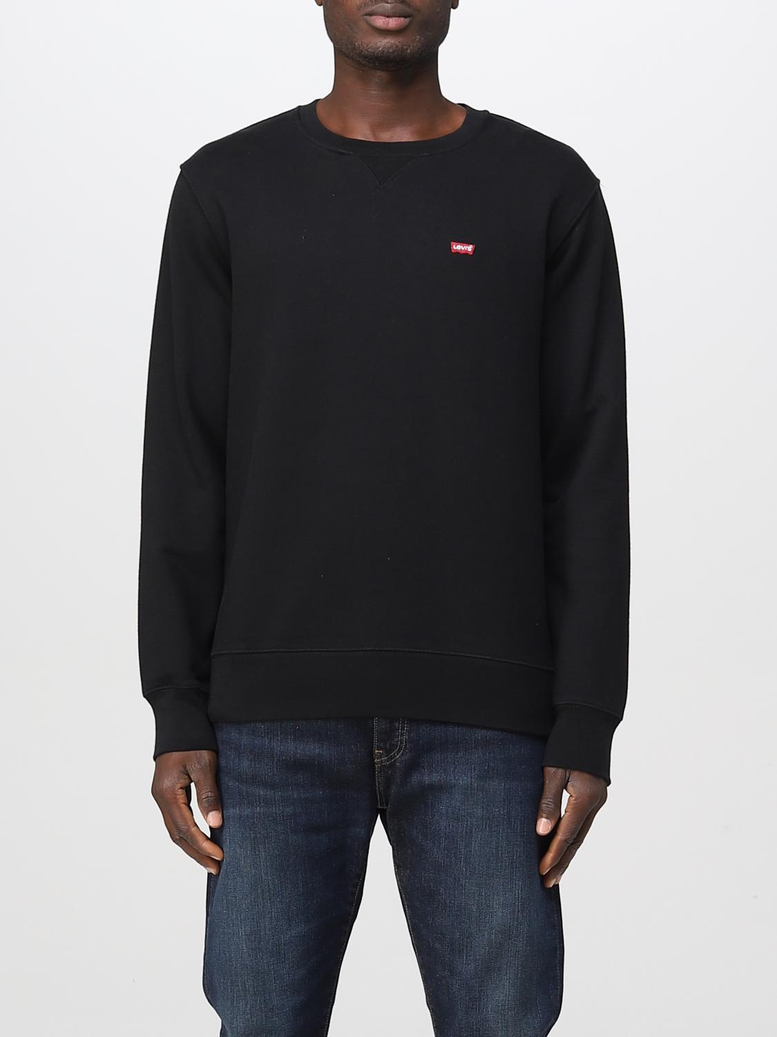 LEVI'S: Sweatshirt men - Black | Levi's sweatshirt 359090003 online at ...