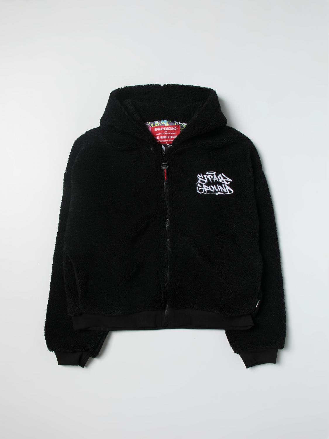 SPRAYGROUND: Jacket kids - Black | Sprayground jacket SPY292 online at ...