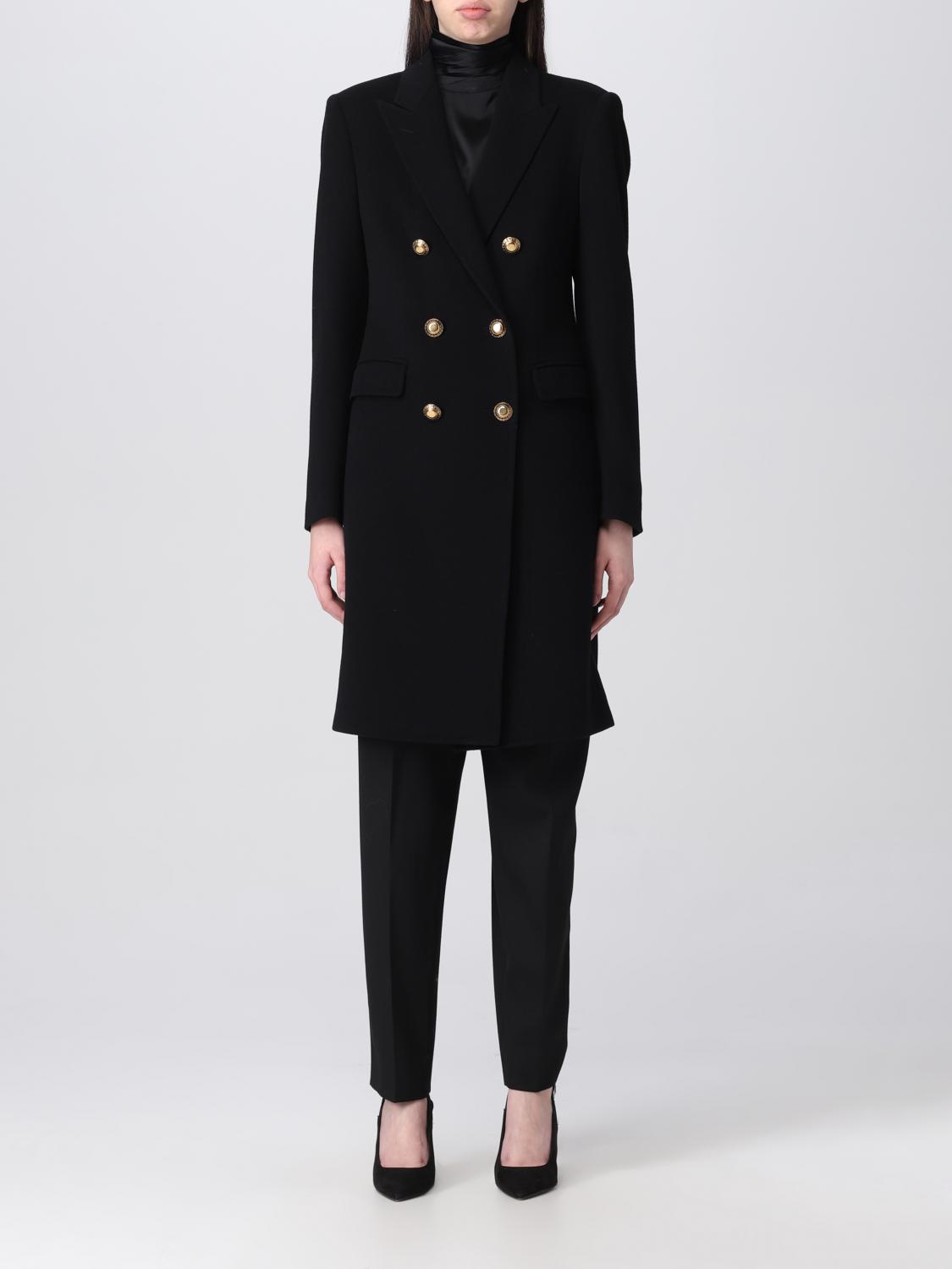 TAGLIATORE: Cappotto a doppiopetto - Nero | Cappotto Tagliatore ...