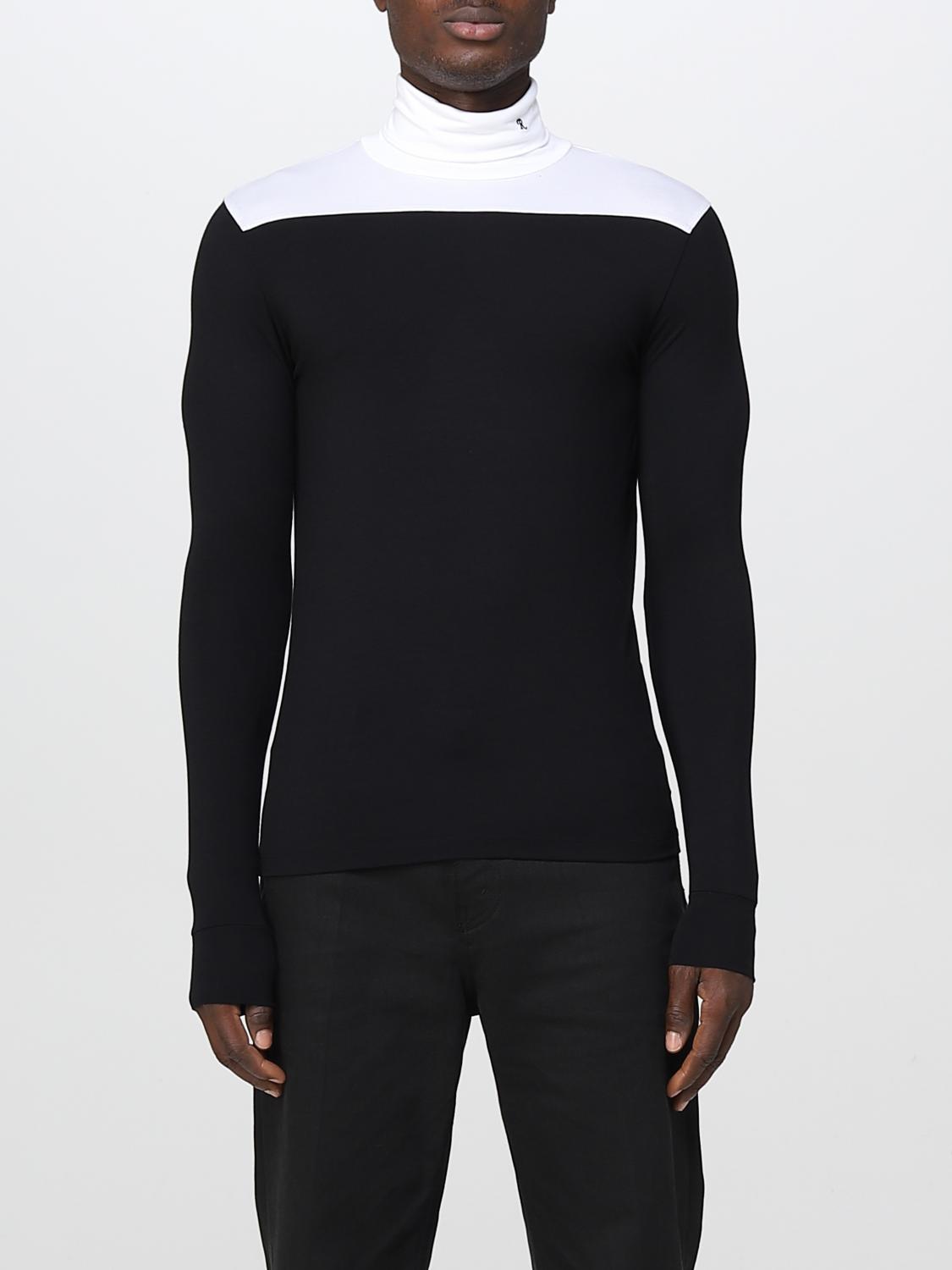 RAF SIMONS: Sweater men - Black | Raf Simons sweater 222M151 online at ...