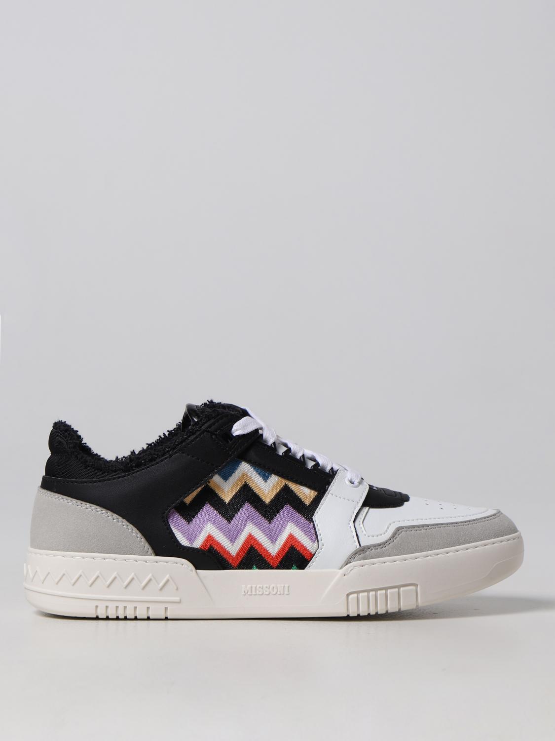 ACBC X MISSONI: Sneakers in pelle sintetica e tessuto - Fantasia ...