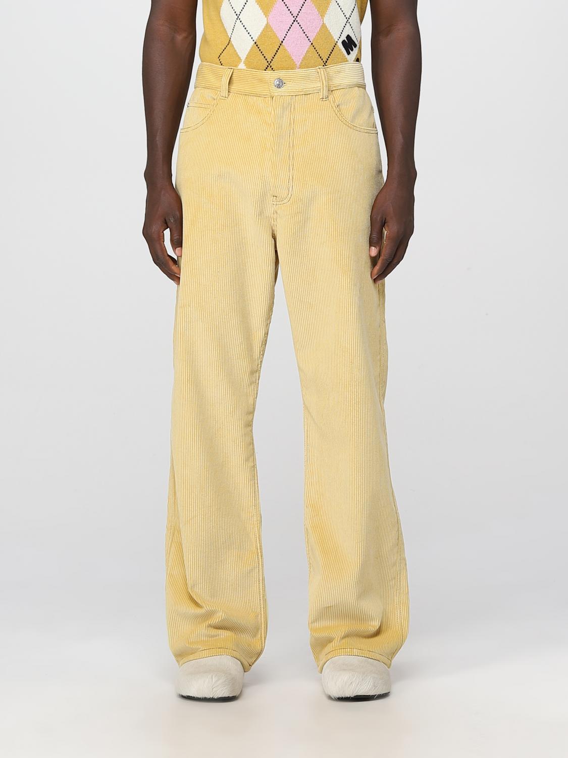 MARNI: Pants men - Cream | Marni pants PUMU0203A0TCZ39 online at GIGLIO.COM