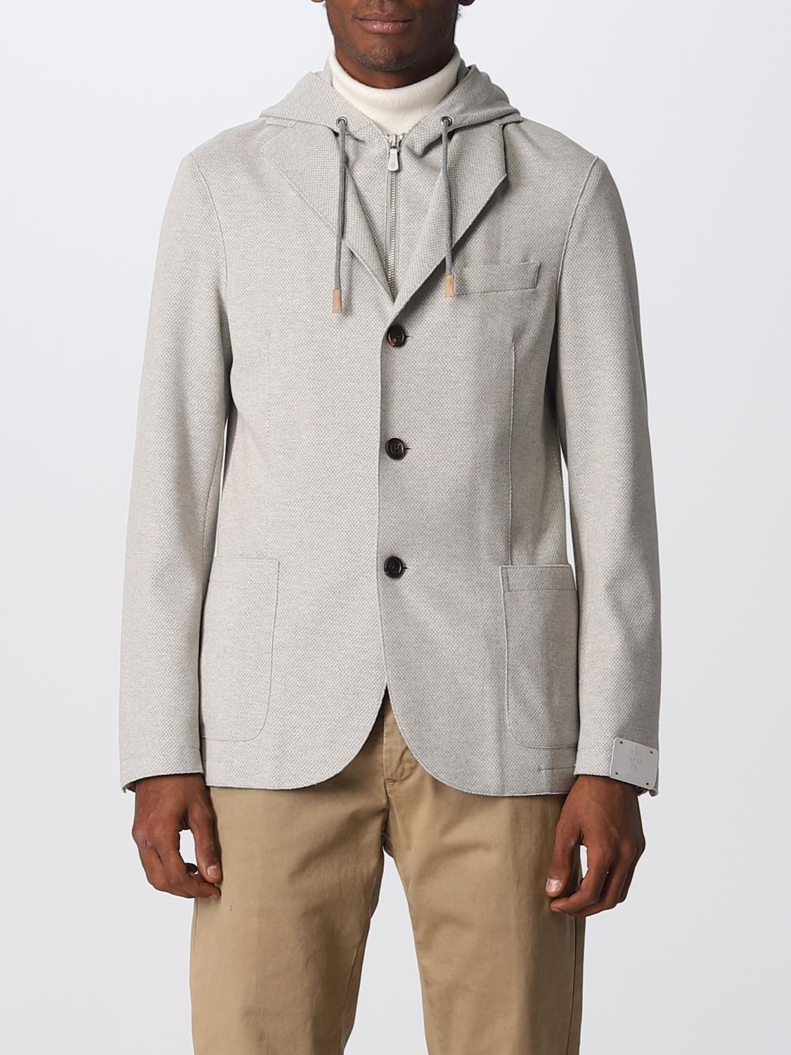 ELEVENTY: Jacket men - Grey | Eleventy jacket F70GIAF02TES0F129 online ...