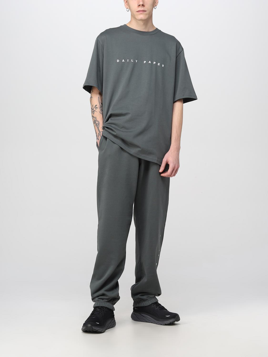DAILY PAPER: T-shirt men - Green | Daily Paper t-shirt 2222041 online ...