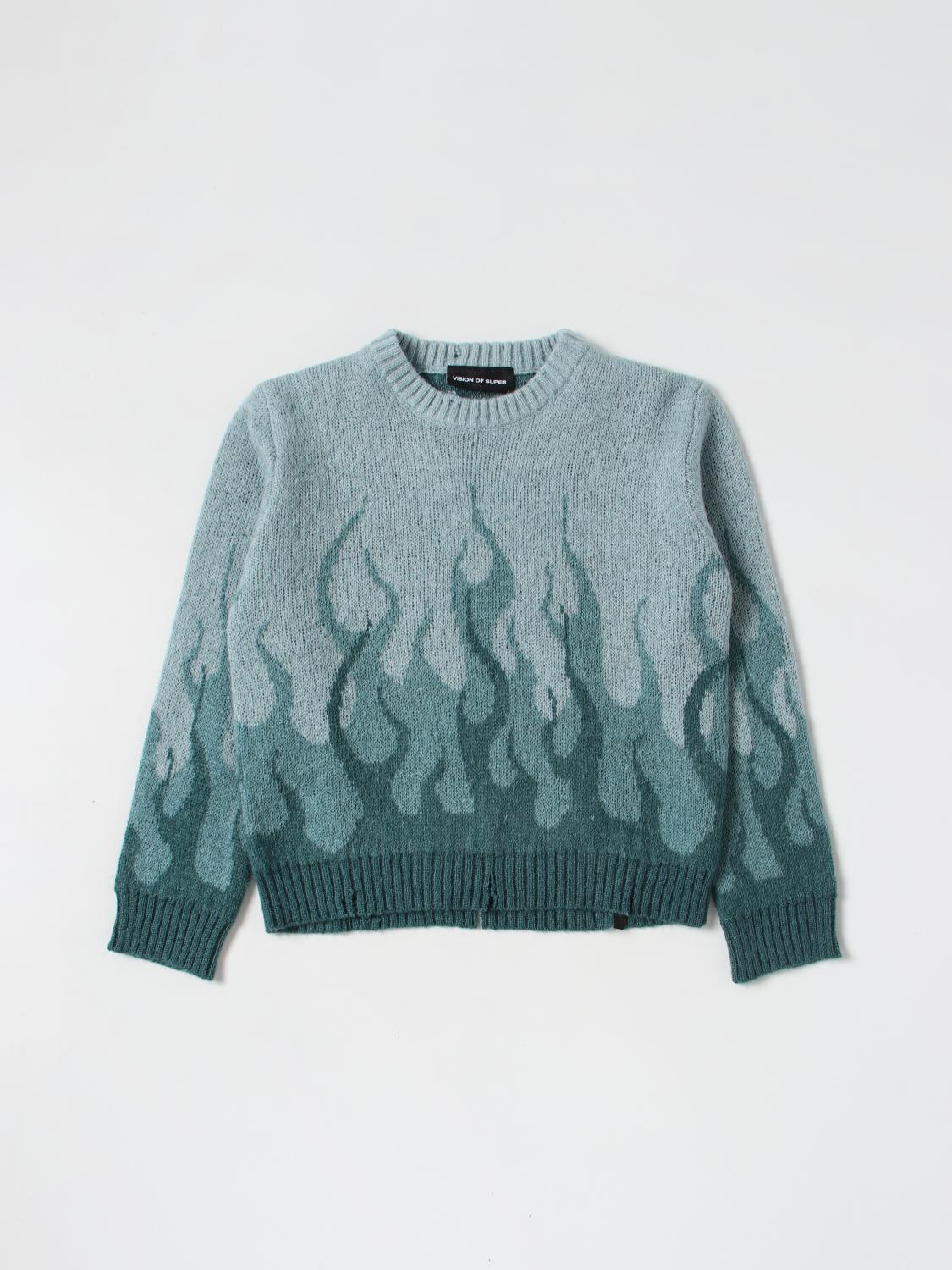 VISION OF SUPER: Sweater kids - Green | Vision Of Super sweater ...