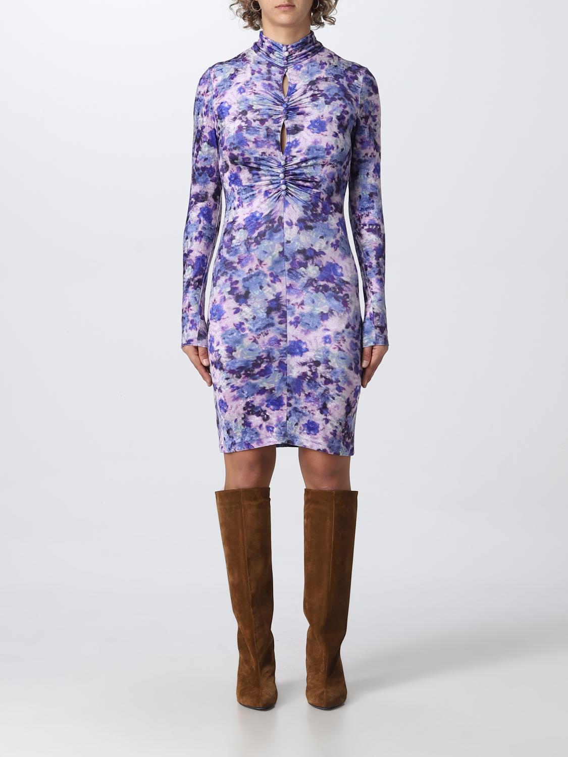 Isabel Marant Outlet: Dress women - Violet | Isabel Marant dress ...