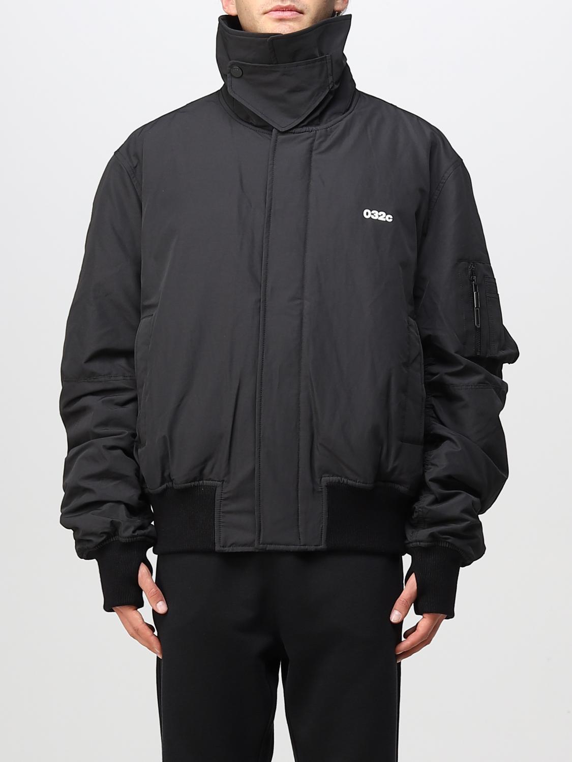 032C: Jacket men - Black | 032C jacket FW22W4010 online at GIGLIO.COM