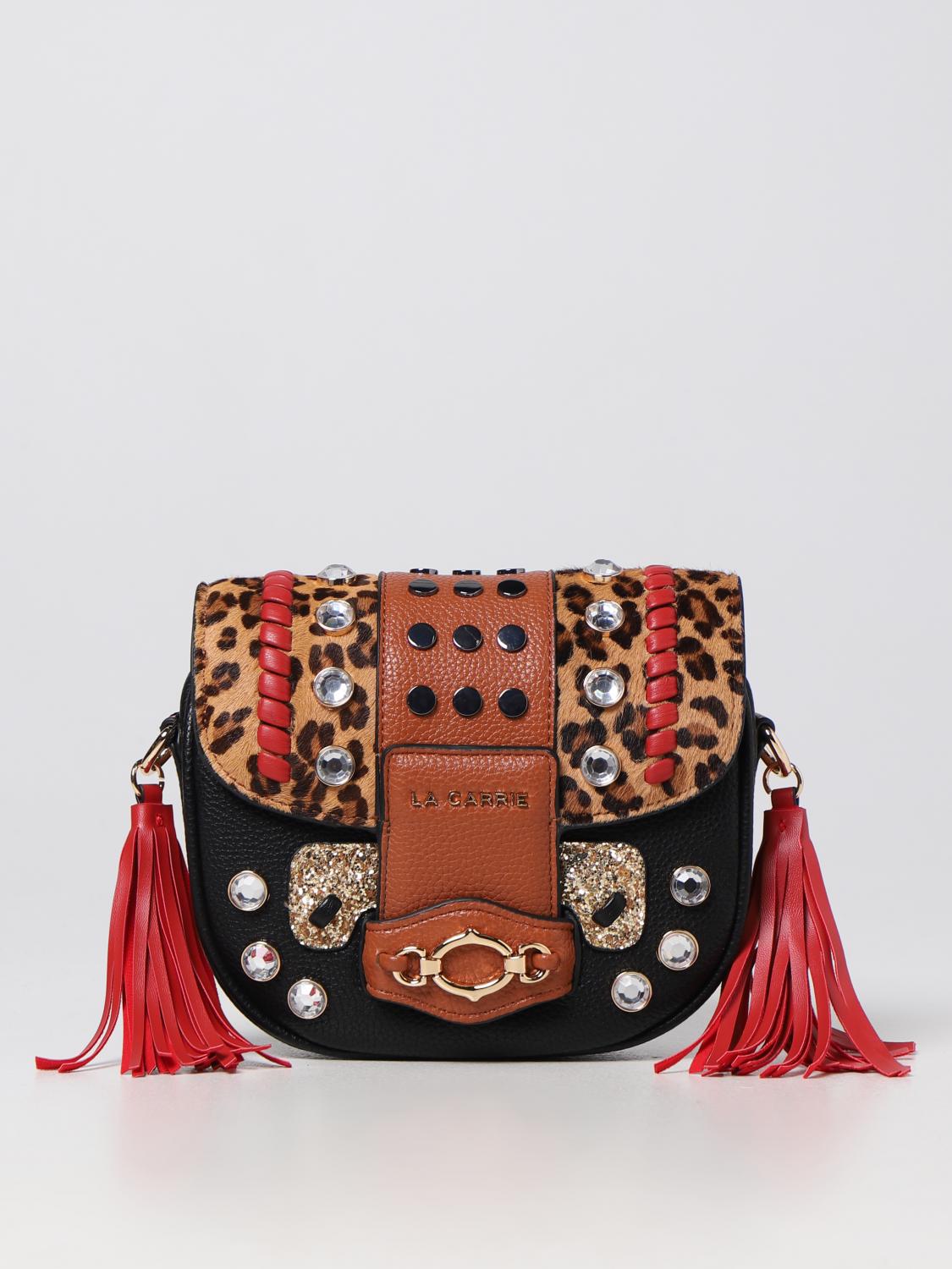 LA CARRIE: Borsa Jungle in pelle sintetica - Marrone | Borsa Mini La ...