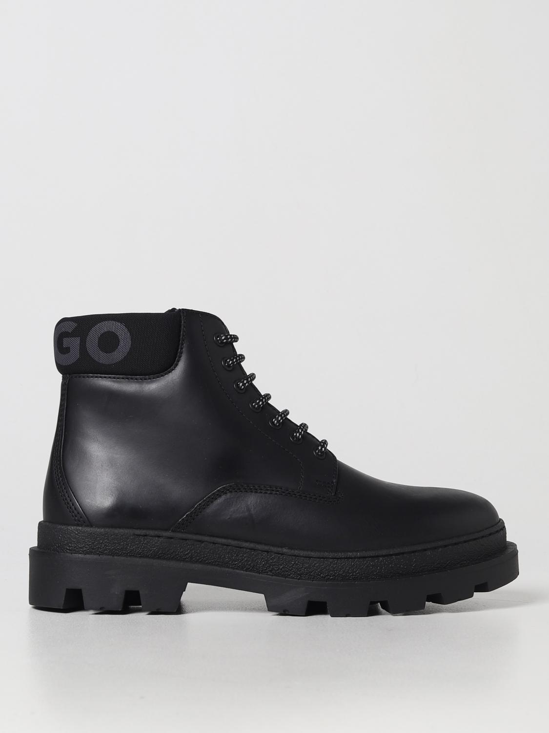 HUGO: Shoes men - Black | Hugo boot 50480469 online at GIGLIO.COM