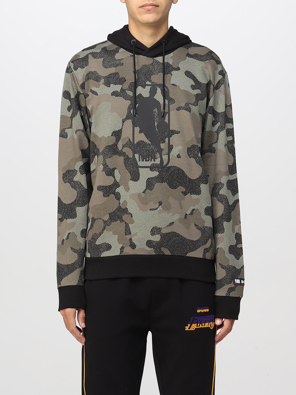 BOSS: Sweatshirt men - Green | Boss sweatshirt 50477453 online at ...