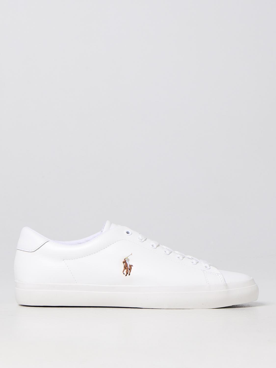 POLO RALPH LAUREN: Trainers men - White | Polo Ralph Lauren sneakers ...