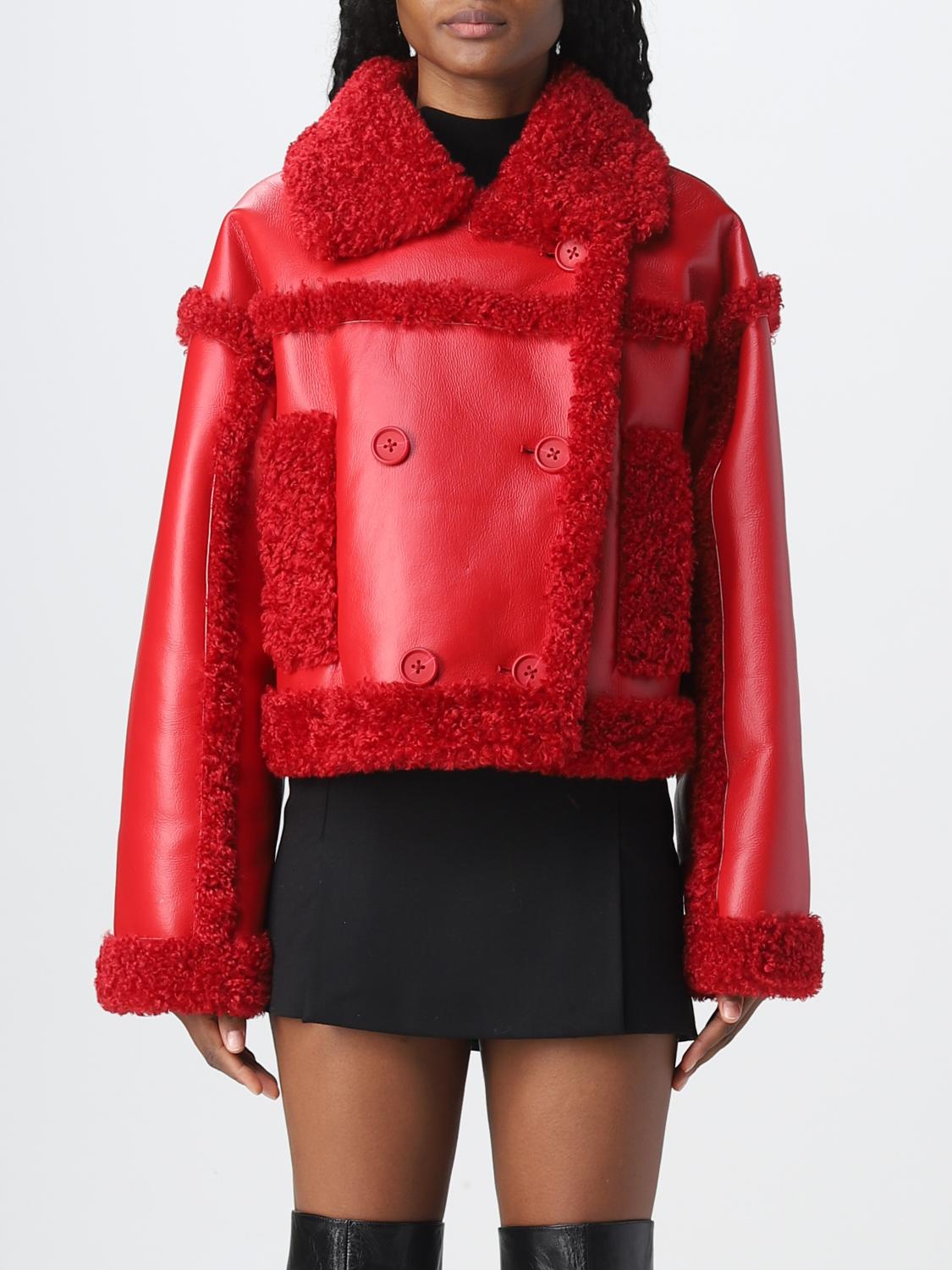 STAND STUDIO: Jackets women - Red | Stand Studio jacket 610909010 ...