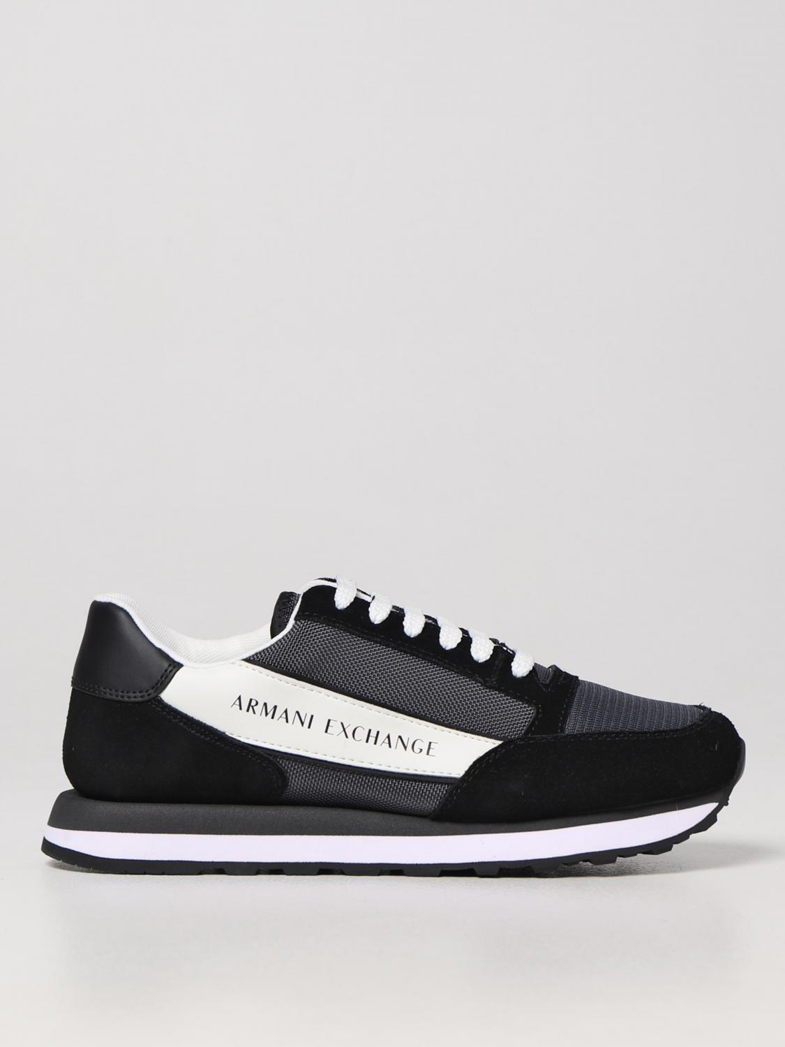 ARMANI EXCHANGE: Sneakers men - Black | Armani Exchange sneakers ...