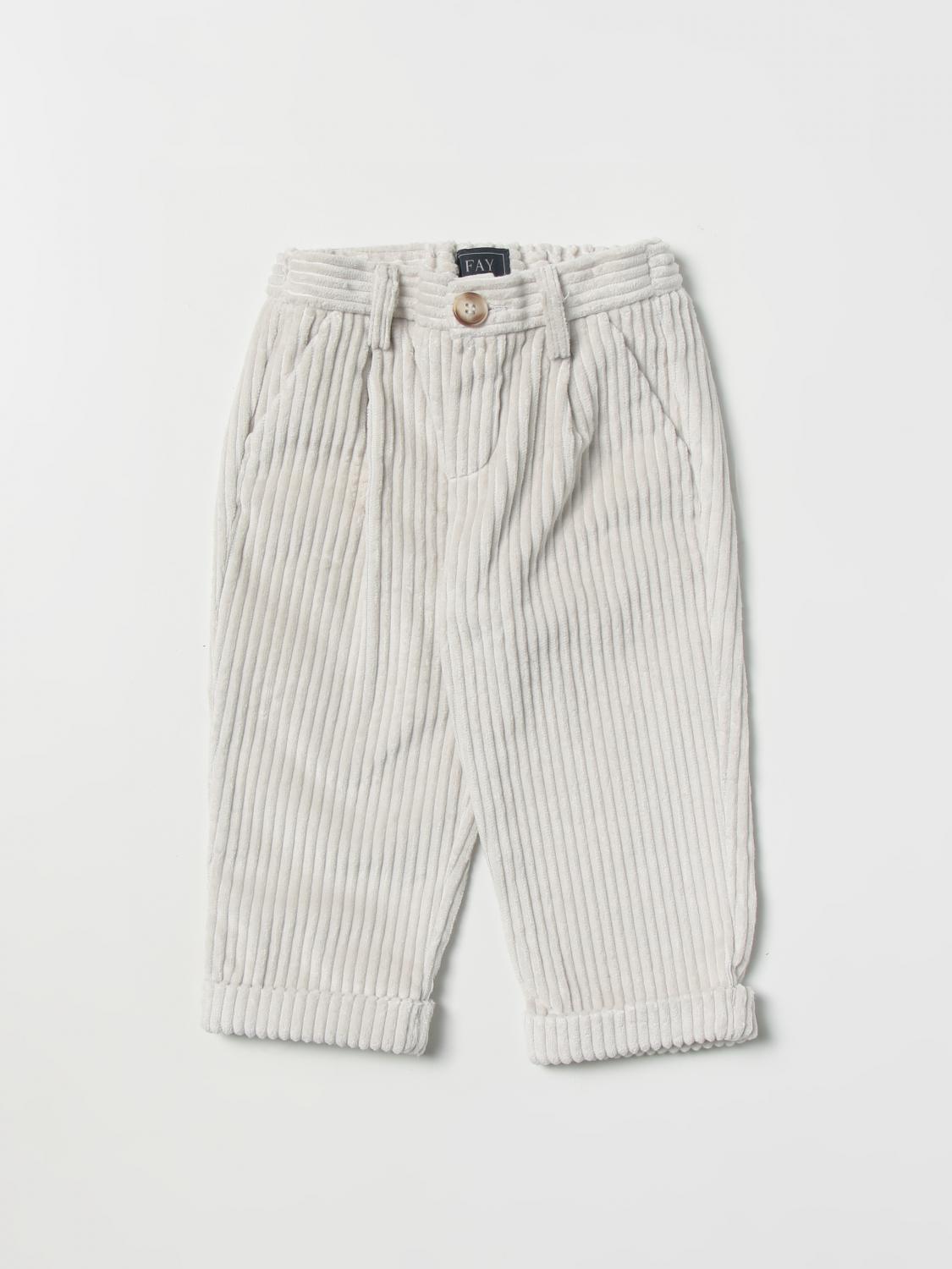 FAY JUNIOR: Pants kids Fay - Grey | Fay Junior pants 5R6520V0069 online ...