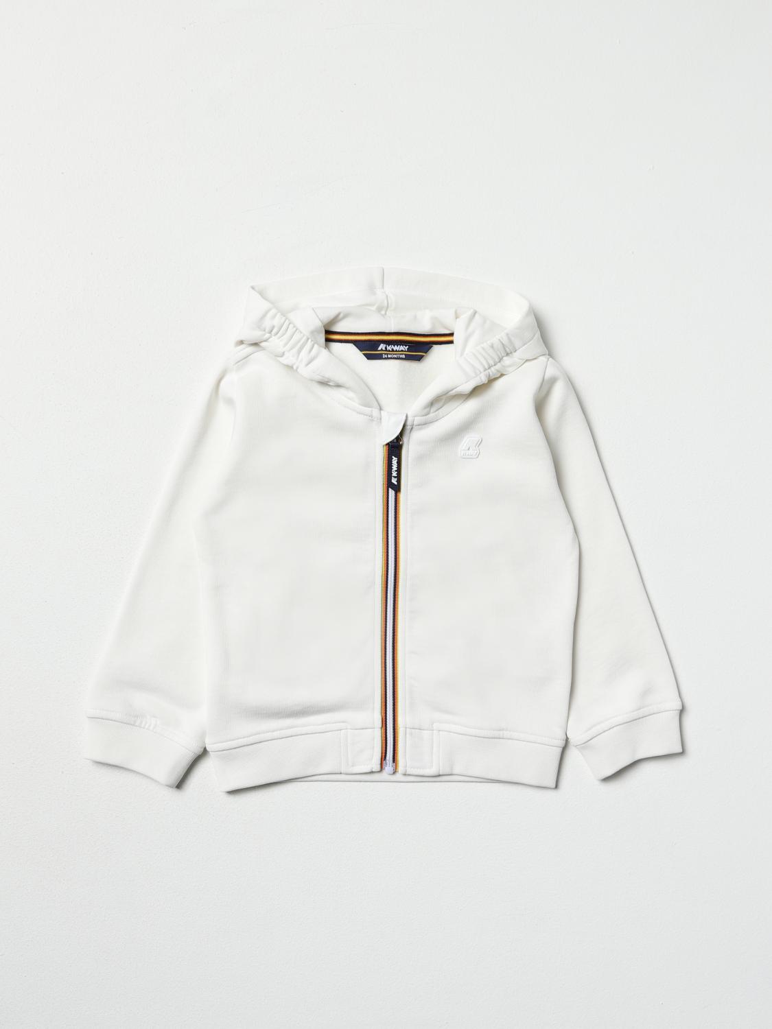 K-WAY: Sweater kids - White | K-Way sweater K21215W online at GIGLIO.COM