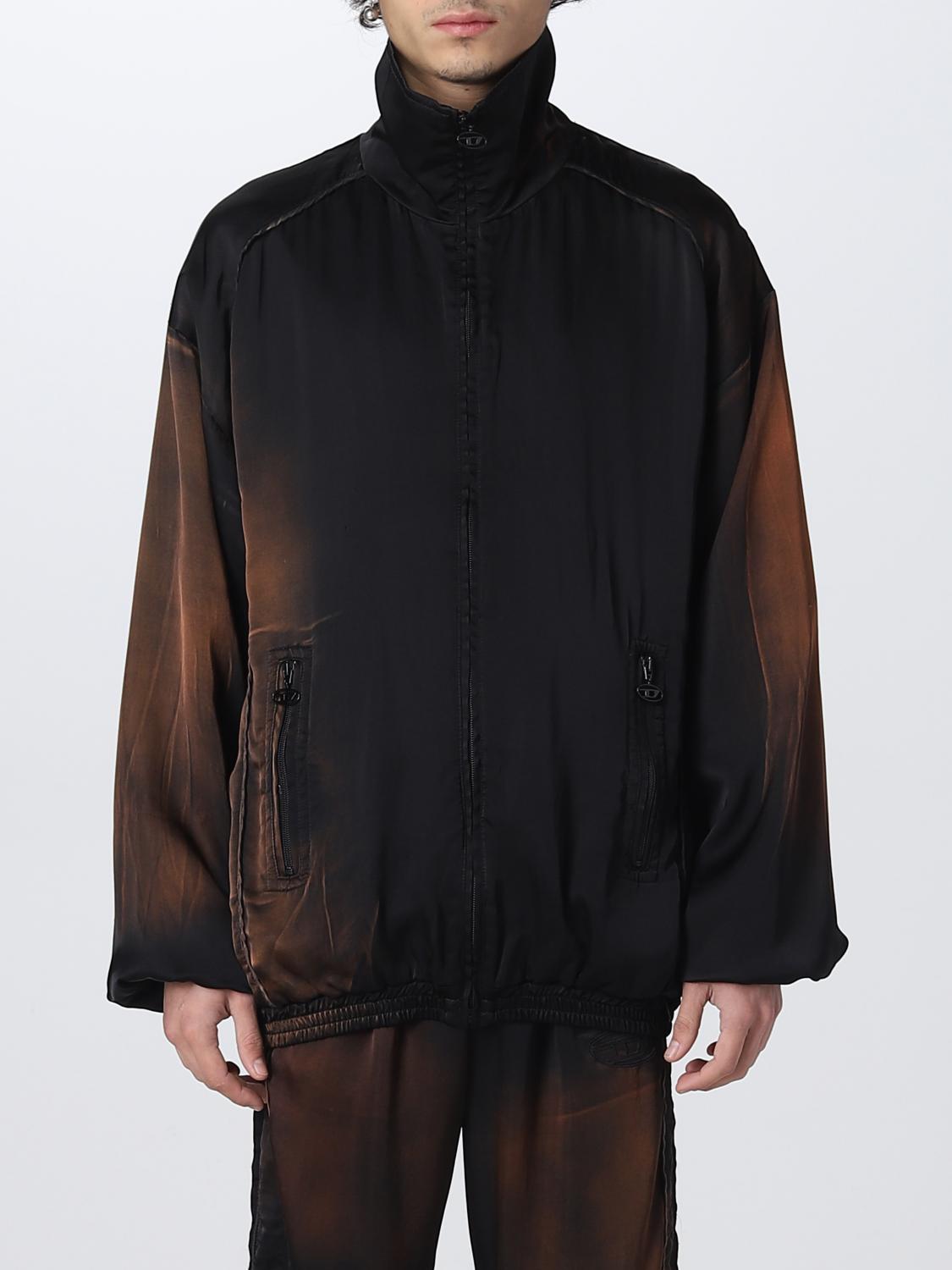 DIESEL: Jacket men - Black | Diesel jacket A075870BIAY online at GIGLIO.COM