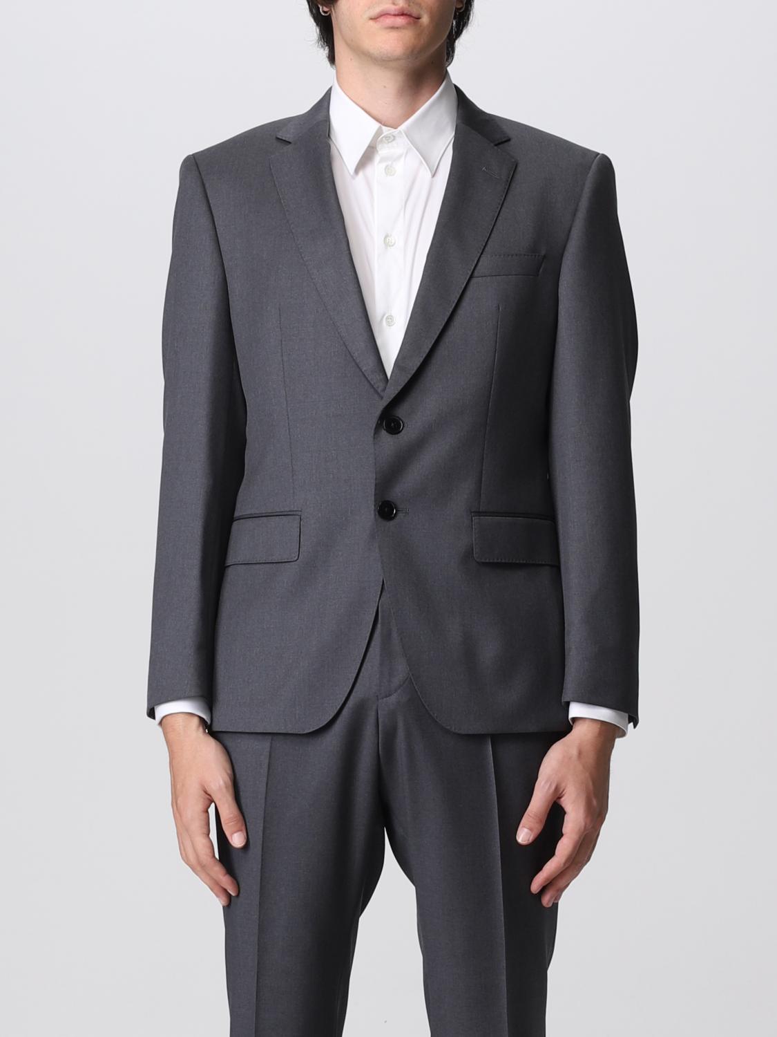 Boss Outlet: Jacket men - Grey | Boss blazer 50469171 online at GIGLIO.COM