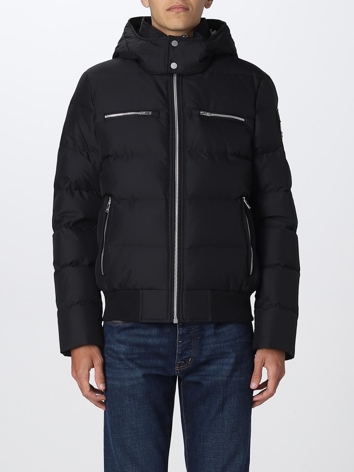 MOOSE KNUCKLES: Jacket men - Black | Moose Knuckles jacket M32MB005 ...