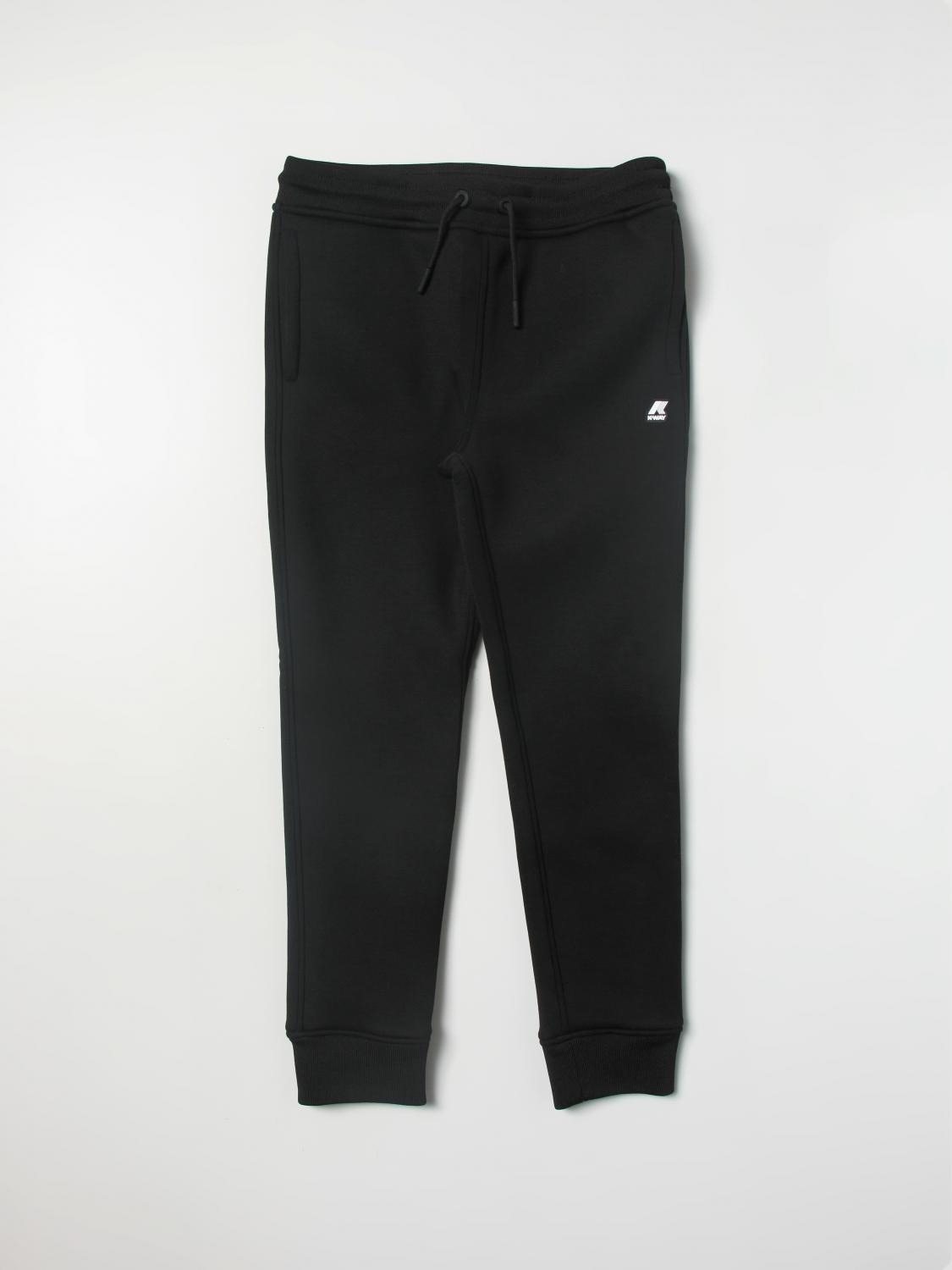 K-WAY: Pants kids - Black | K-Way pants K2112YW online at GIGLIO.COM