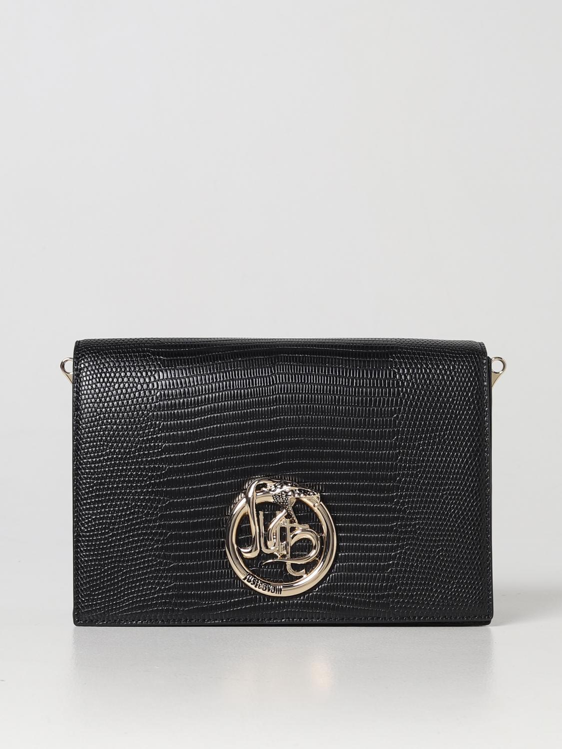 JUST CAVALLI: Shoulder bag woman - Black | Just Cavalli crossbody bags ...