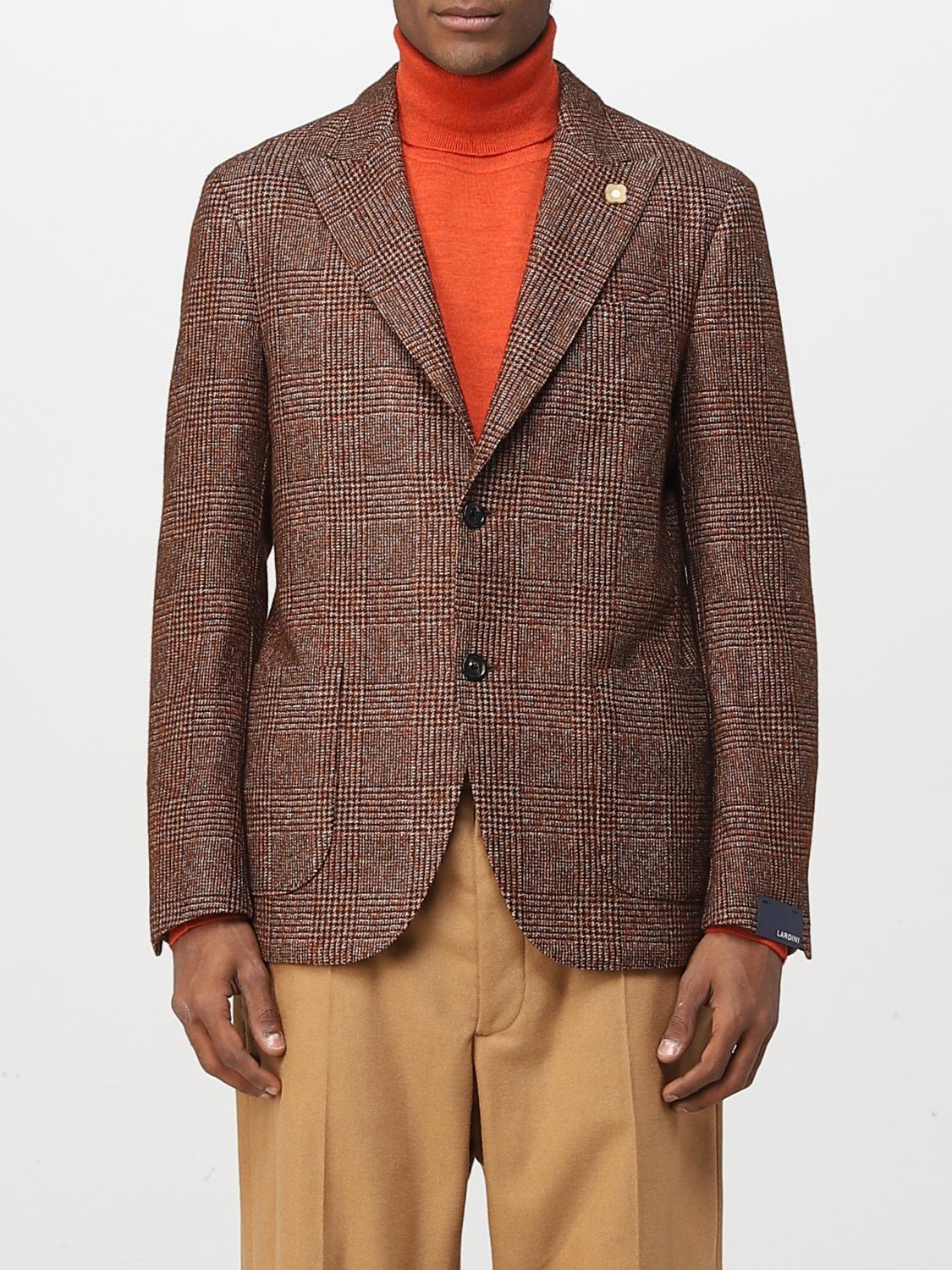LARDINI: Jacket men - Brown | Lardini jacket IR305AV25IRR59205 online ...