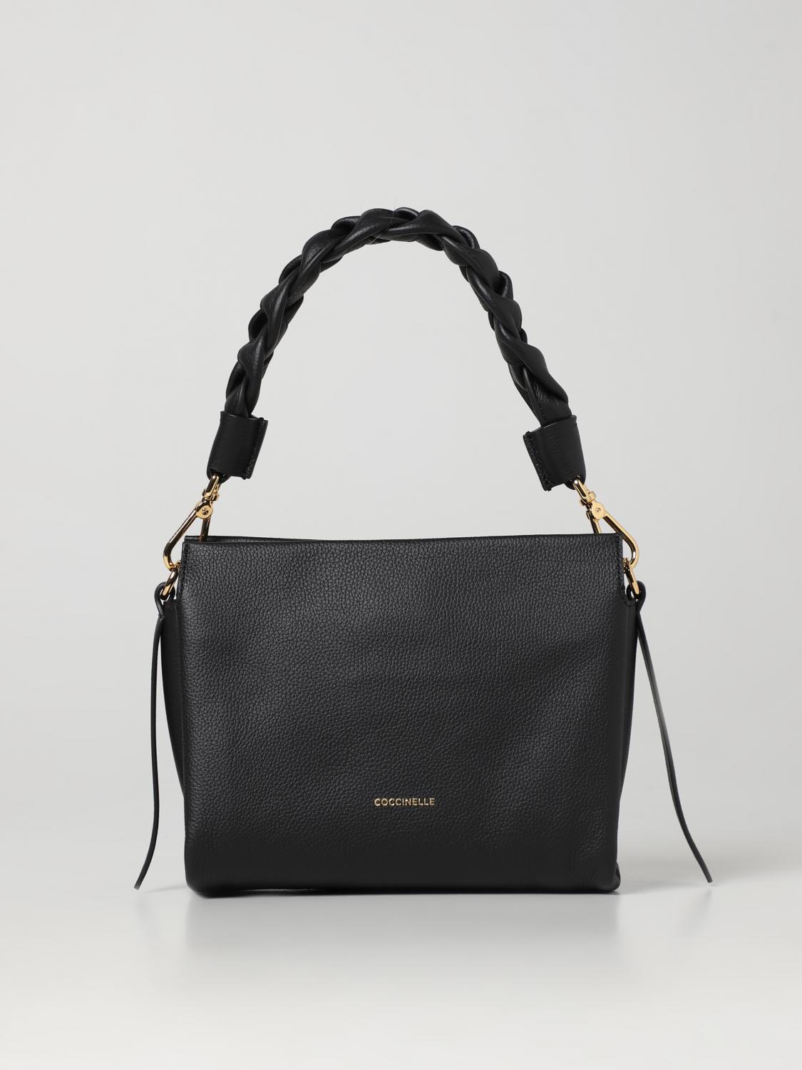 COCCINELLE: Shoulder bag woman - Black | Coccinelle handbag E1M50580101 ...