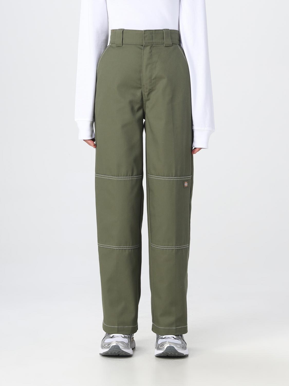 DICKIES: Pants woman - Green | Dickies pants DK0A4XZOMGR online at ...