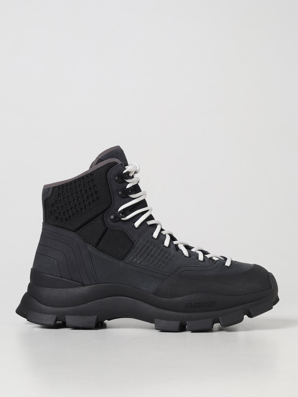 AMBUSH: Shoes men - Black | Ambush boots BMIE006F22LEA001 online at ...