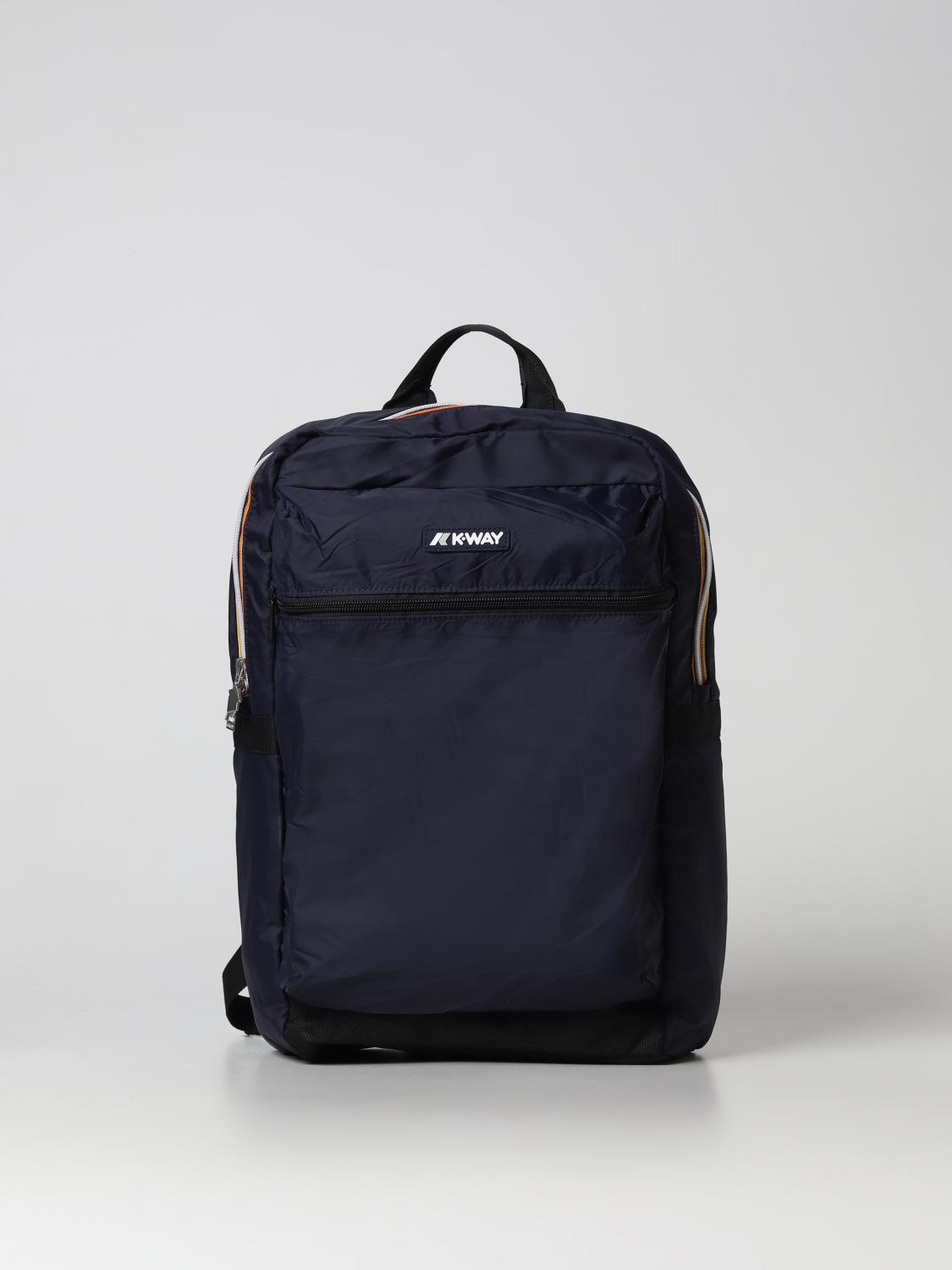 K-WAY: Backpack men - Navy | K-Way backpack K2116RW online at GIGLIO.COM