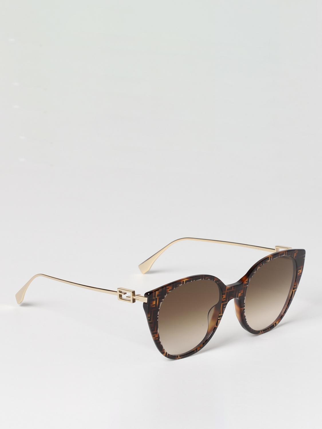 FENDI: Gafas mujer , Marrón | Gafas De Sol Fendi FE40047I en línea en ...