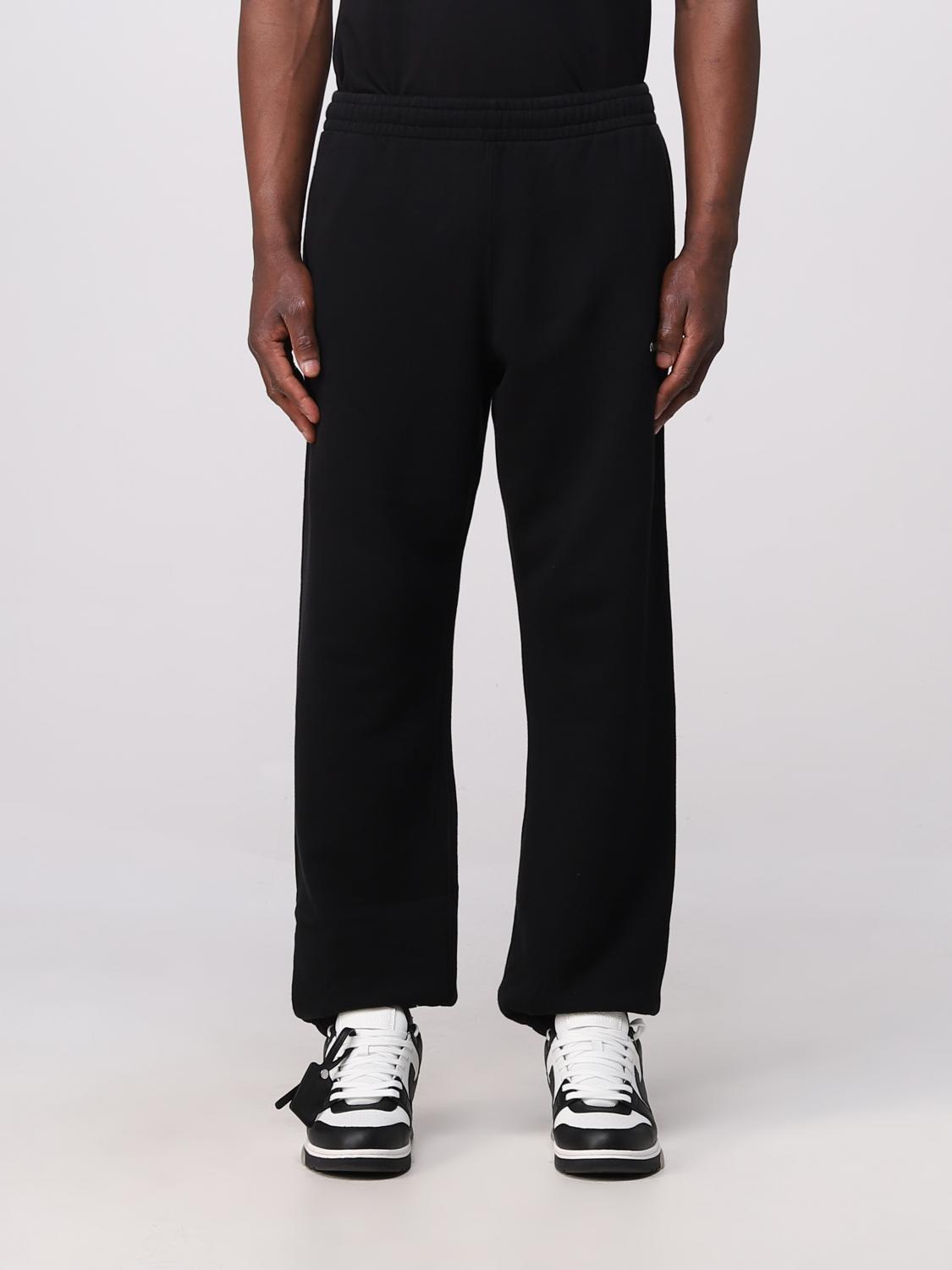 OFF-WHITE: stretch cotton pants - Black | Off-White pants ...