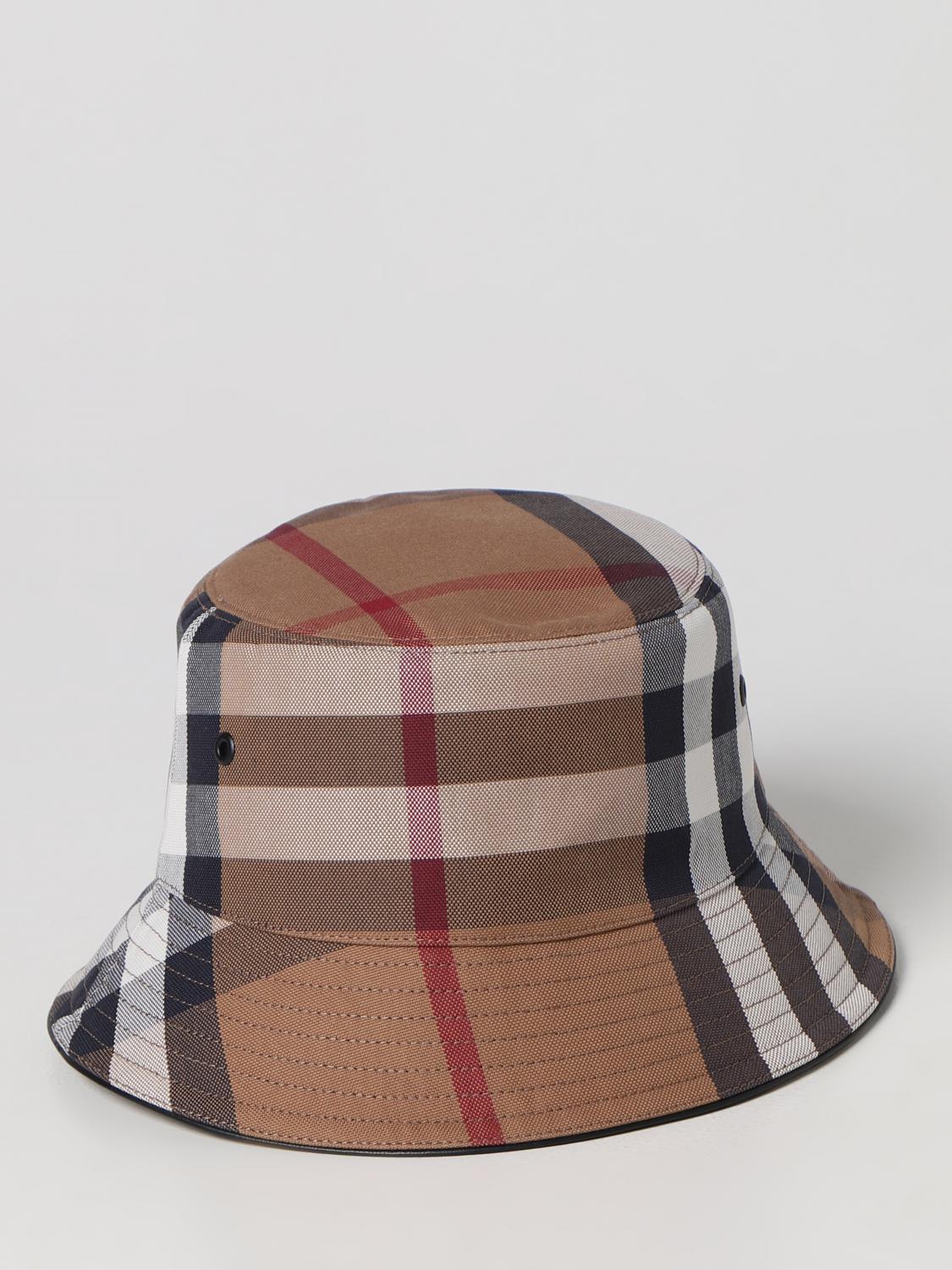 Burberry hat in Vintage Check print cotton - Brown | 8041616 | GIGLIO.COM