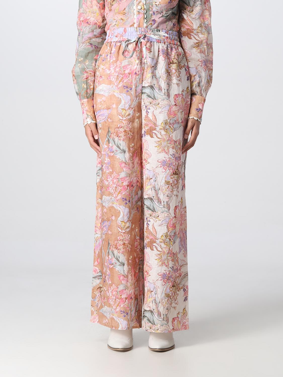 ZIMMERMANN: Pants woman - Multicolor | Zimmermann pants 5883PCIR online ...