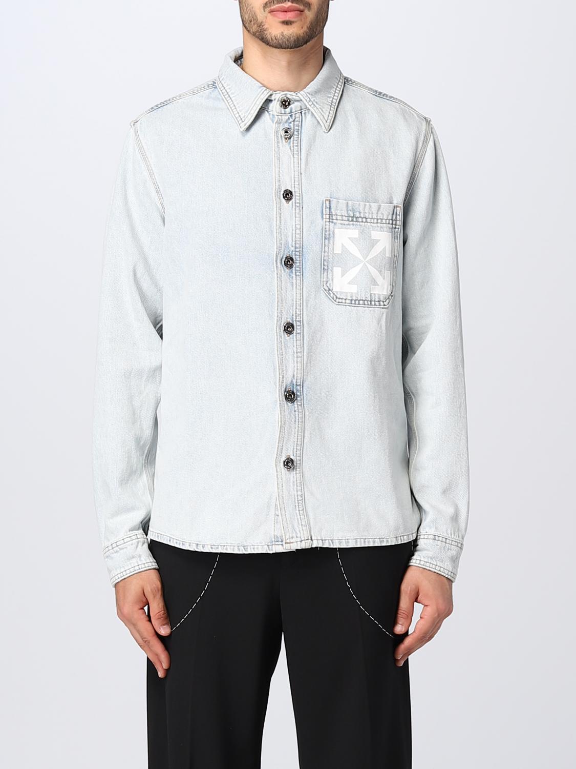 Off-White denim shirt - Denim | OMYD027C99DEN003 | GIGLIO.COM