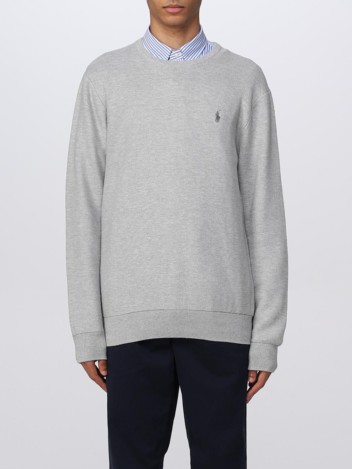POLO RALPH LAUREN: Sweater men - Grey | Polo Ralph Lauren sweater ...