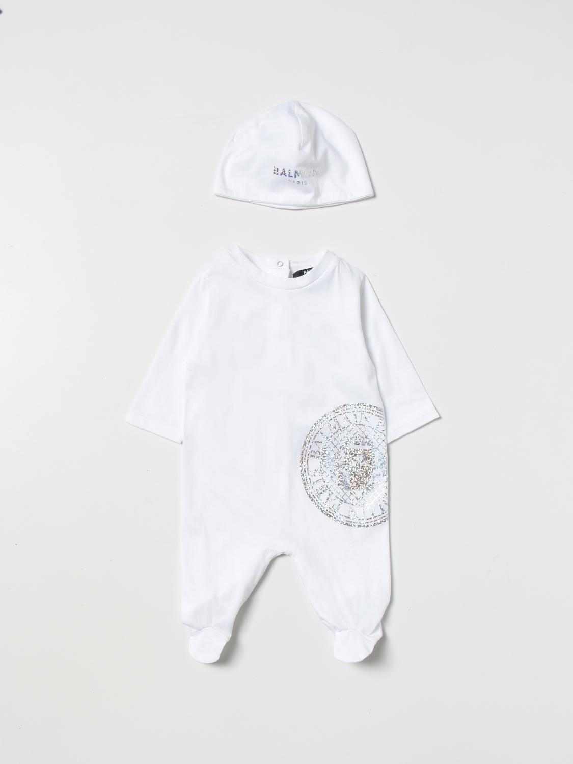 BALMAIN: Tracksuits kids Kids - White | Balmain tracksuit BSB560Z0082 ...