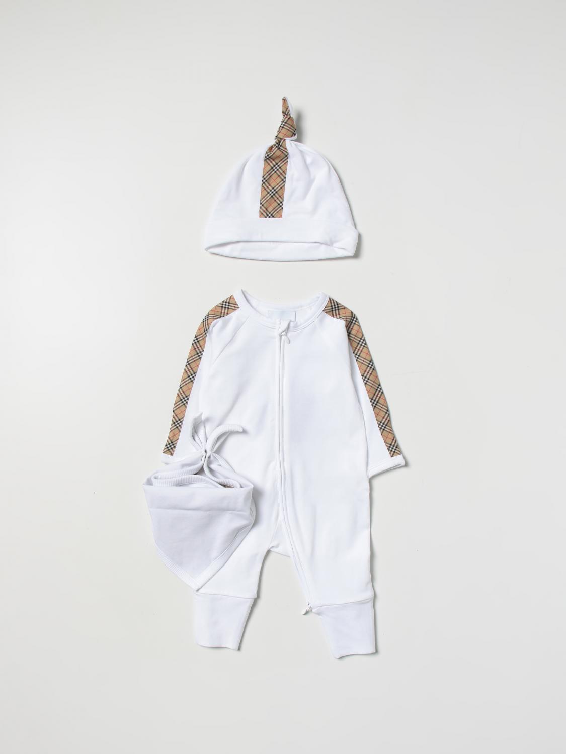 Burberry 3-piece set in cotton - White | 8048407 | GIGLIO.COM