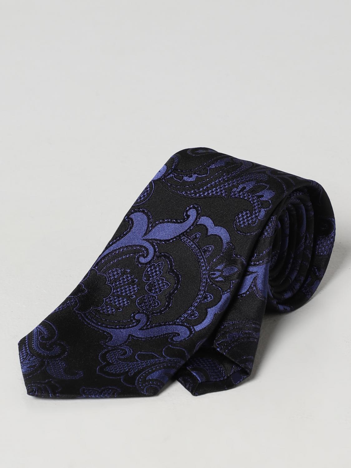ETRO: tie in silk - Blue | Etro tie 120263009 online at GIGLIO.COM