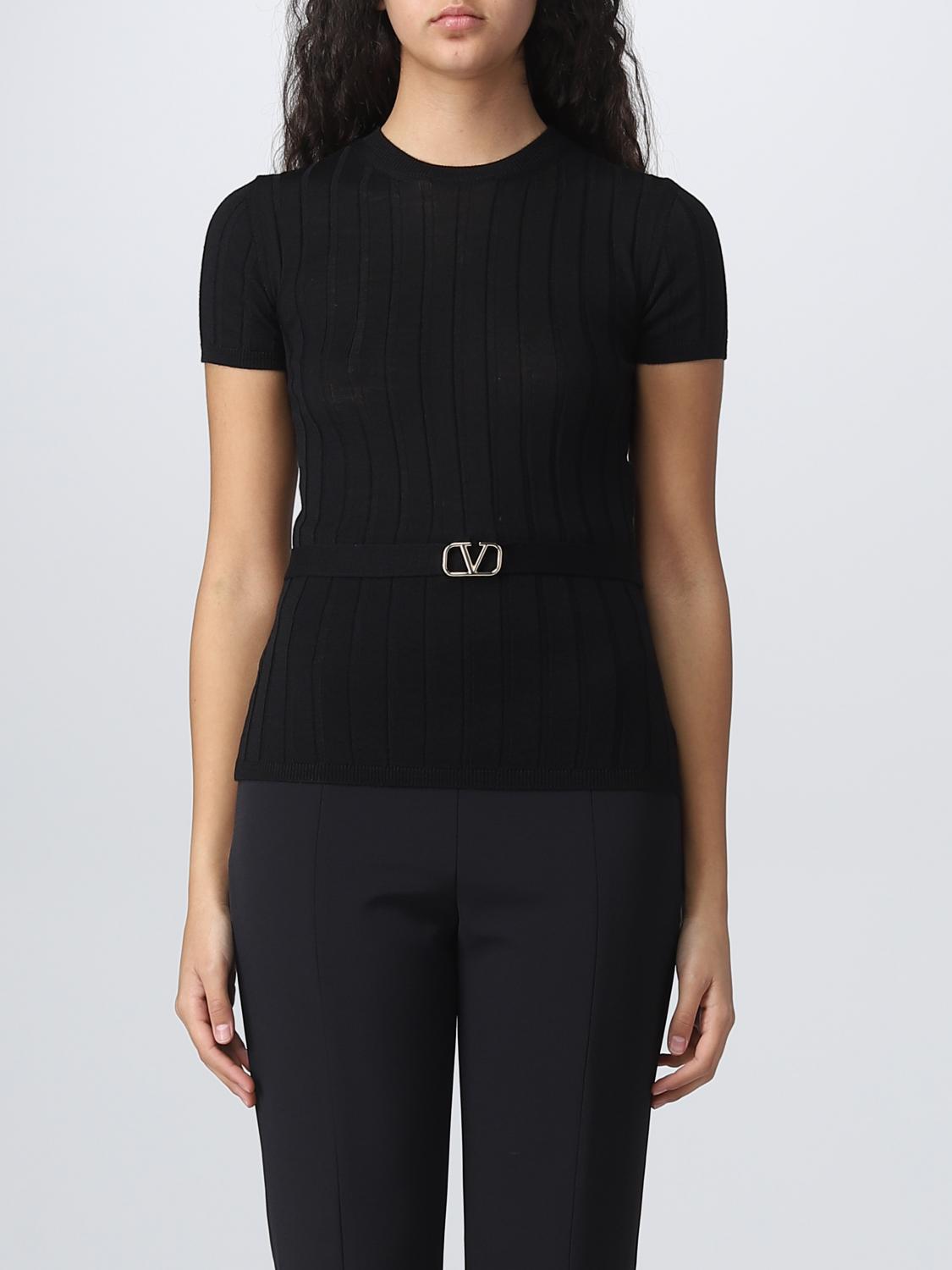 VALENTINO: Sweater woman - Black | Valentino sweater 2B3KC42A7PK online ...