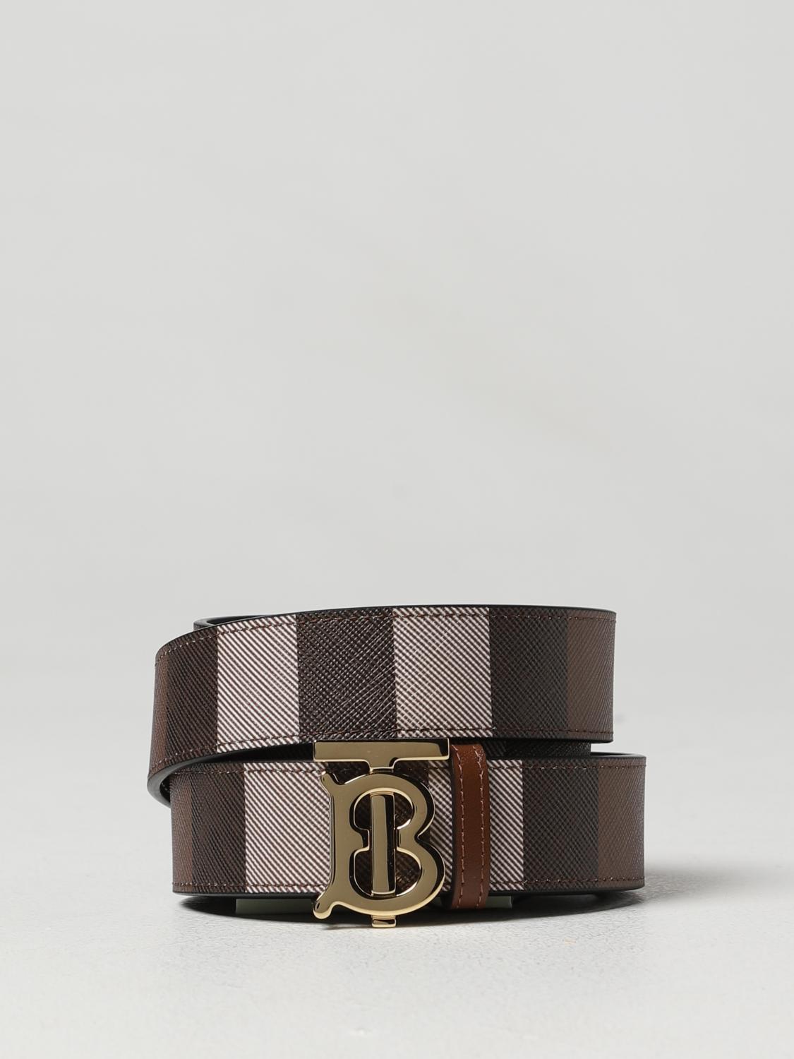 BURBERRY Belt woman Brown Burberry belt 8062349 online at GIGLIO.COM