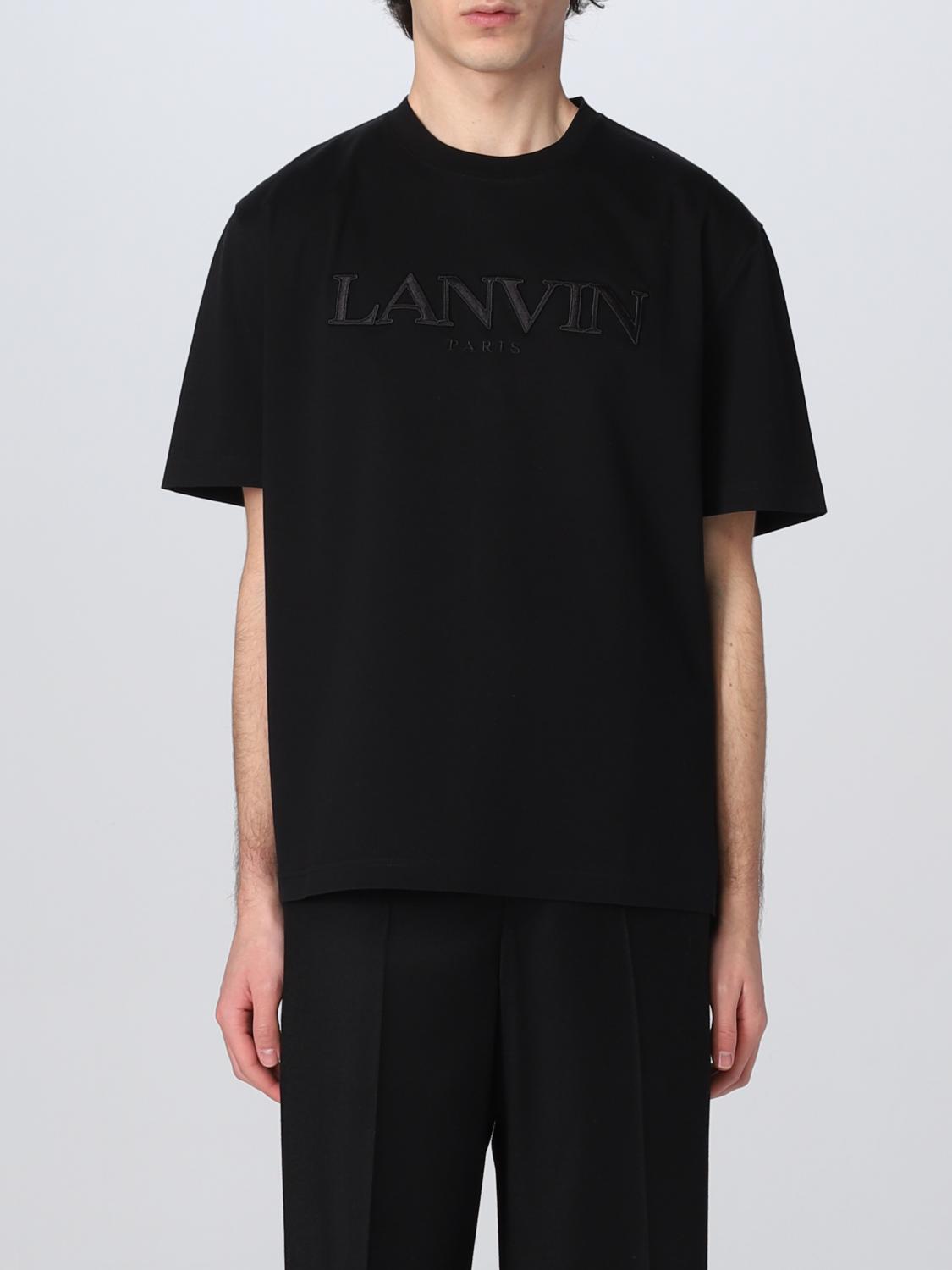 LANVIN: T-shirt men - White | Lanvin t-shirt RMTS0005J208P23 online at GIGLIO.COM