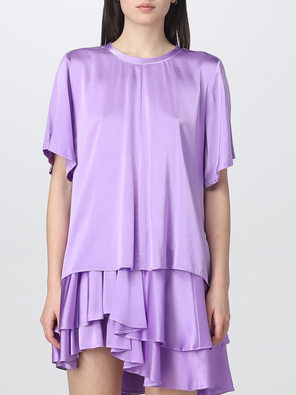 FORTE FORTE: Top woman - Lilac | Forte Forte top 10062MYTOP online at ...