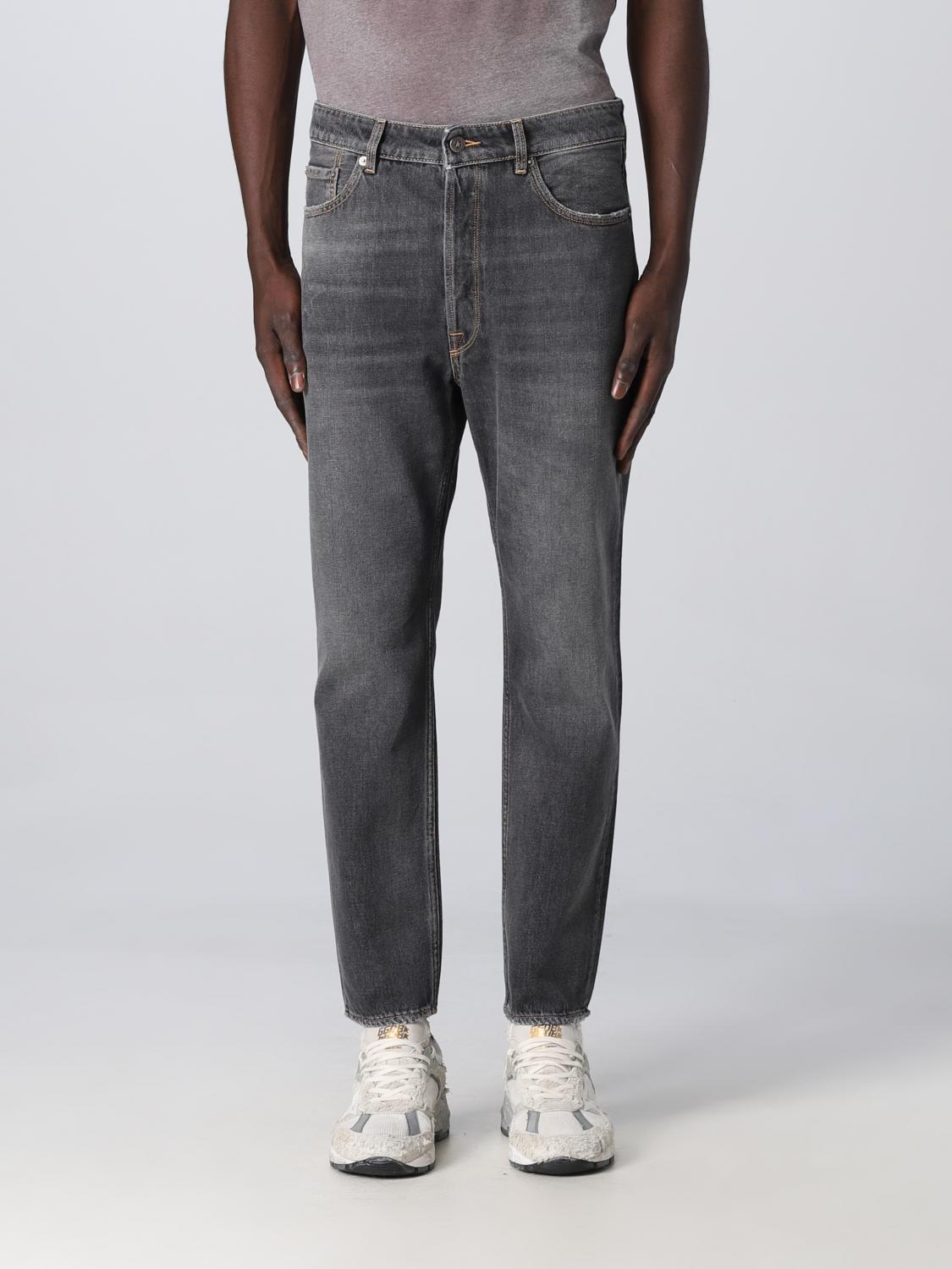 GOLDEN GOOSE: jeans in stonewashed denim - Black | Golden Goose jeans ...