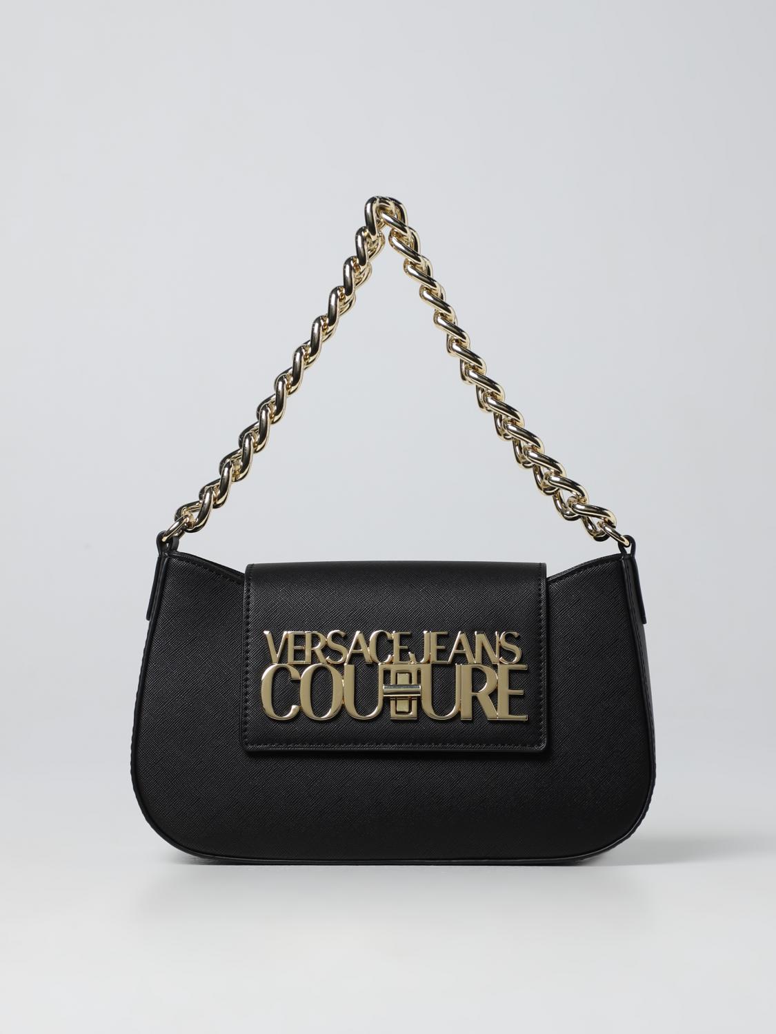 VERSACE JEANS COUTURE: bag in synthetic leather - Black | Versace Jeans ...