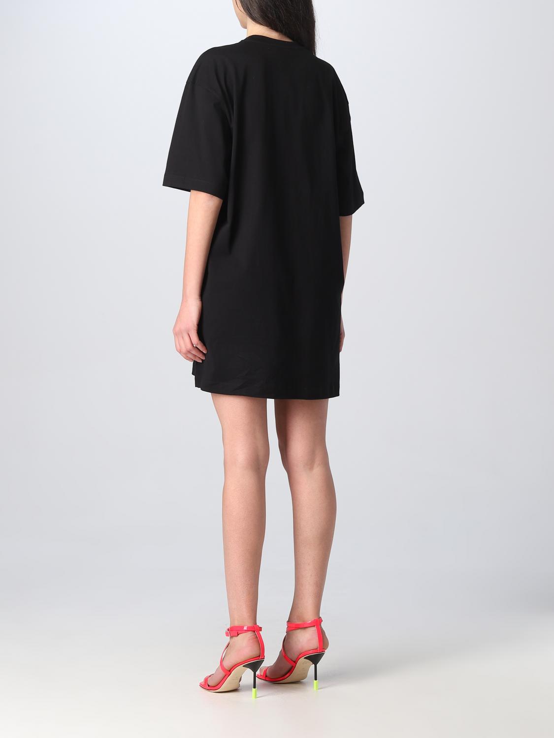 MSGM dress in cotton - Black | MDA510200002 | GIGLIO.COM