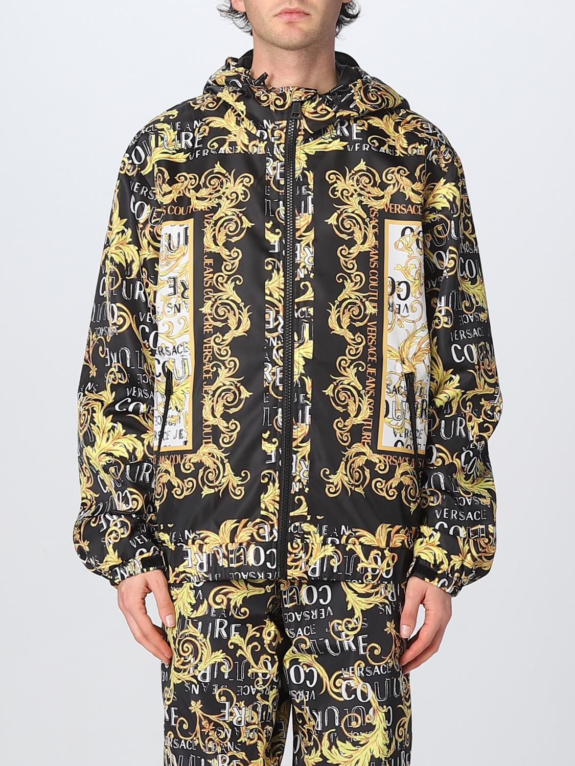 VERSACE JEANS COUTURE: Jacket men - Black | Versace Jeans Couture ...