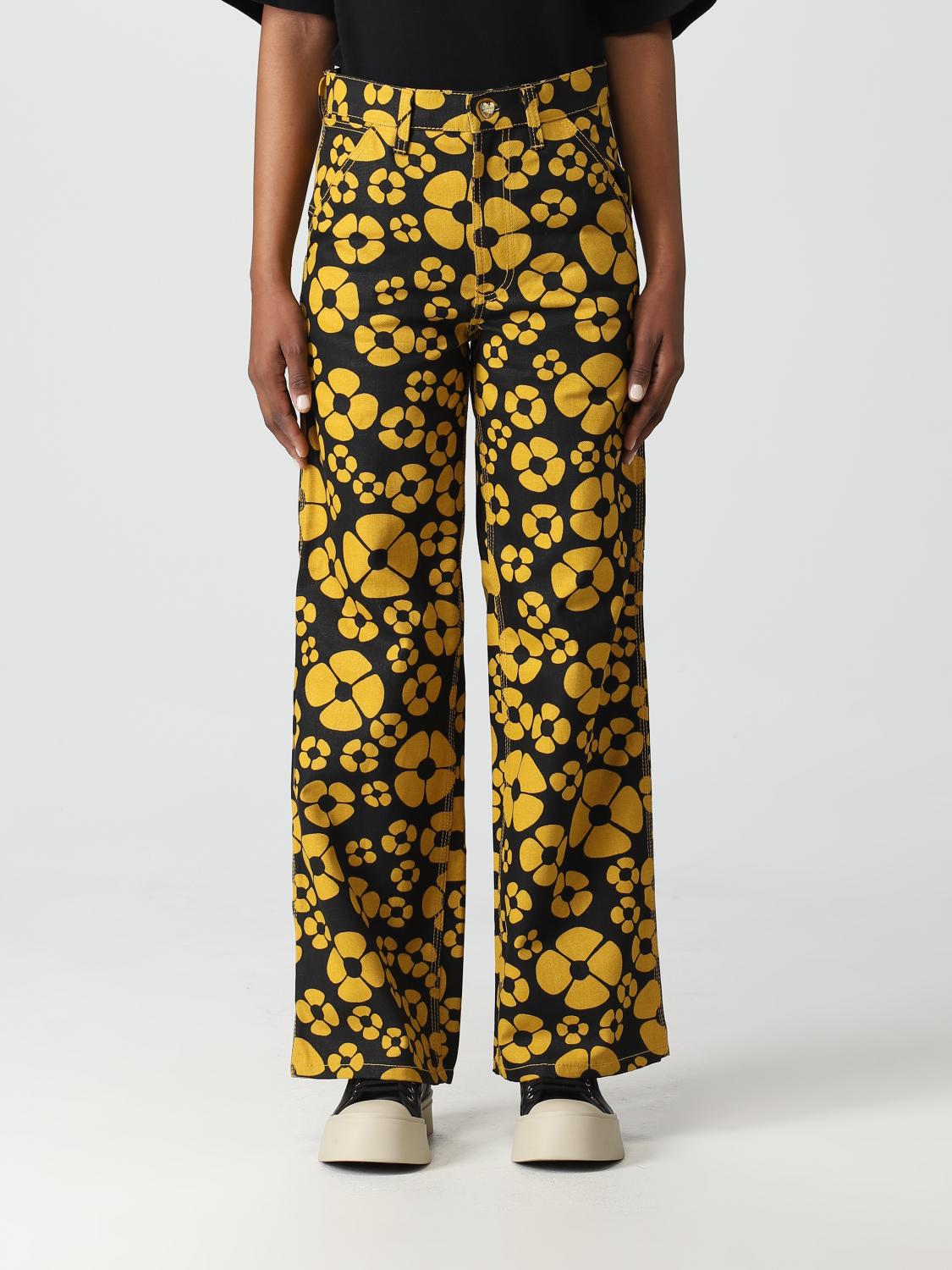 MARNI: Carhartt WIP x pants in printed cotton - Yellow | Marni pants ...