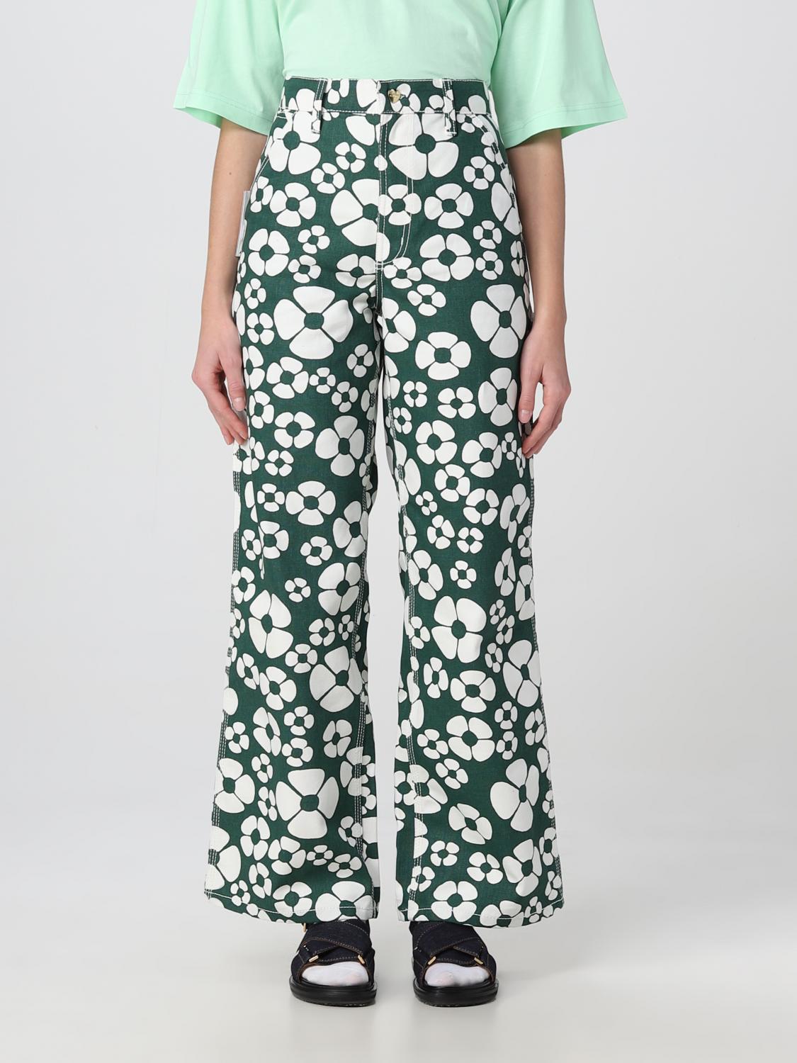 MARNI: Carhartt WIP x pants in printed cotton - Green | Marni pants ...
